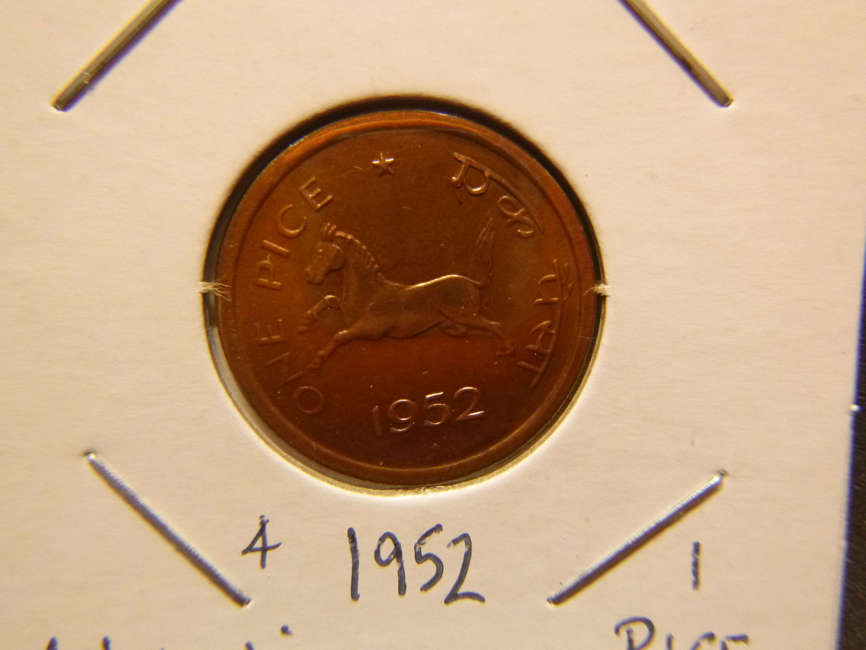 INDIA 1952 1 PICE - For Sale, Buy Now Online - Item #576683