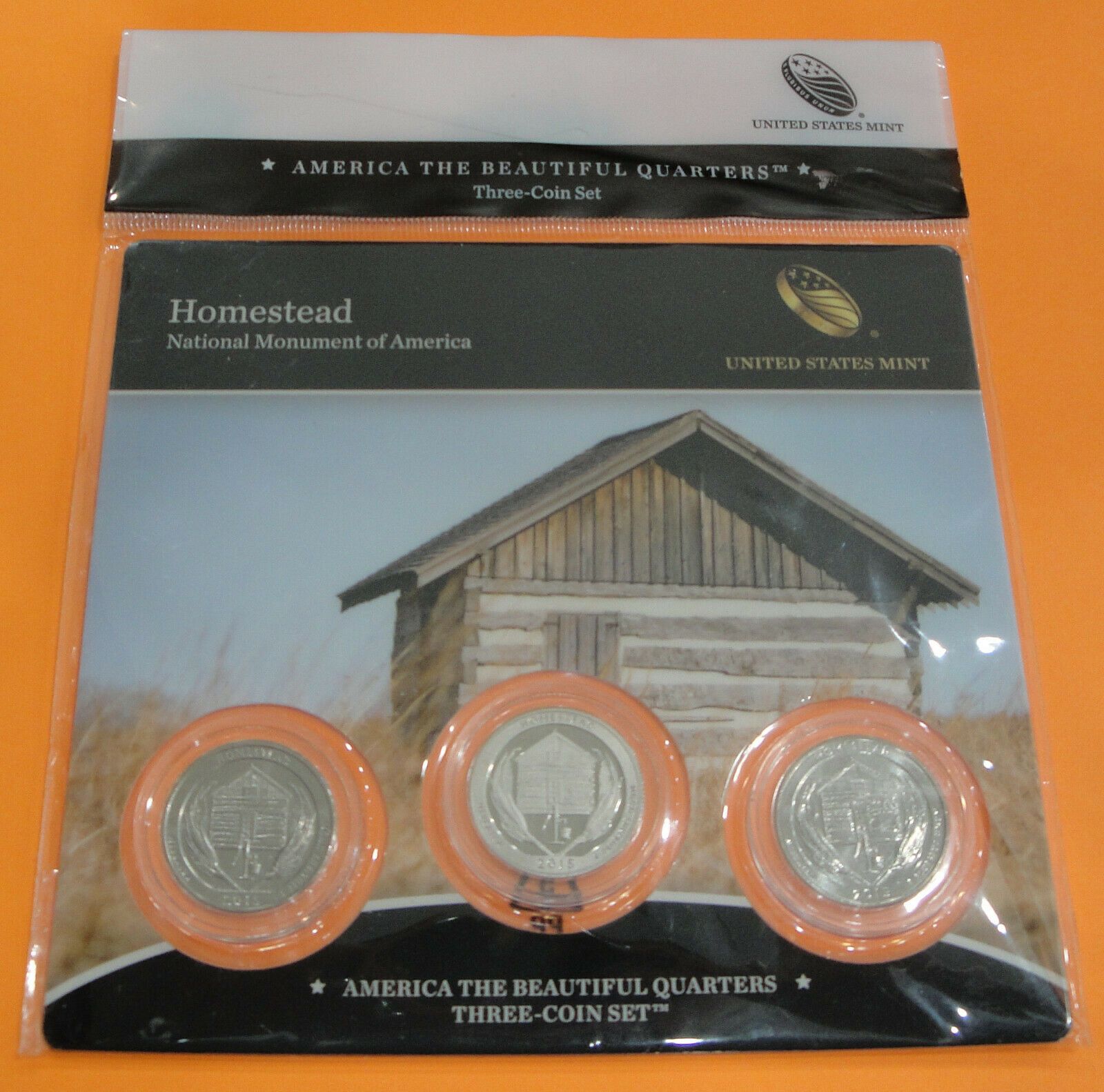 2015 America The Beautiful Quarters 3 Coin Set Homestead National ...
