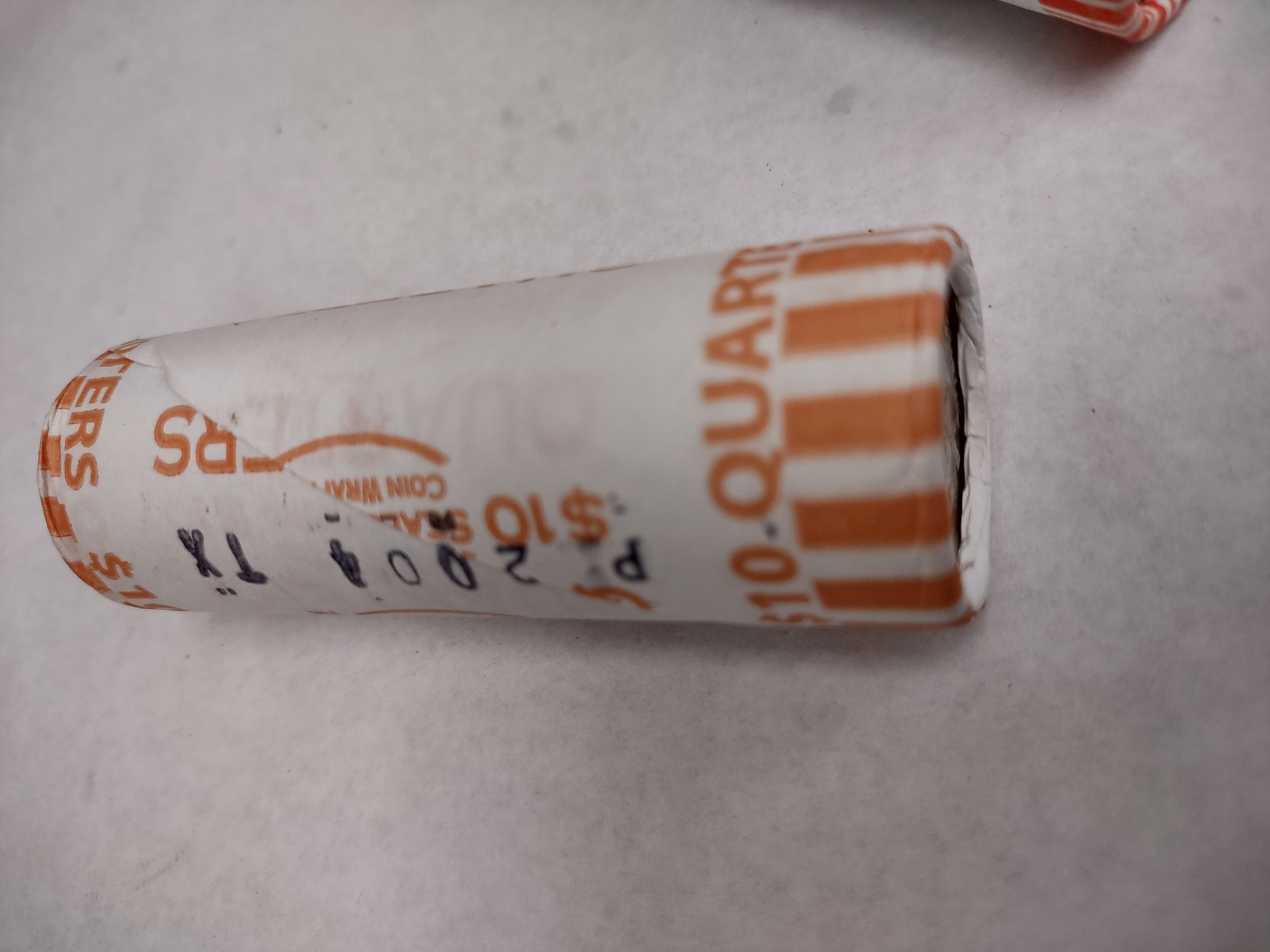 2004 P U.S. Mint Roll of Texas State Quarters Uncirculated 1 X $10 roll ...