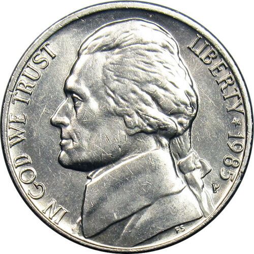 1985 P JEFFERSON NICKEL - For Sale, Buy Now Online - Item #586796