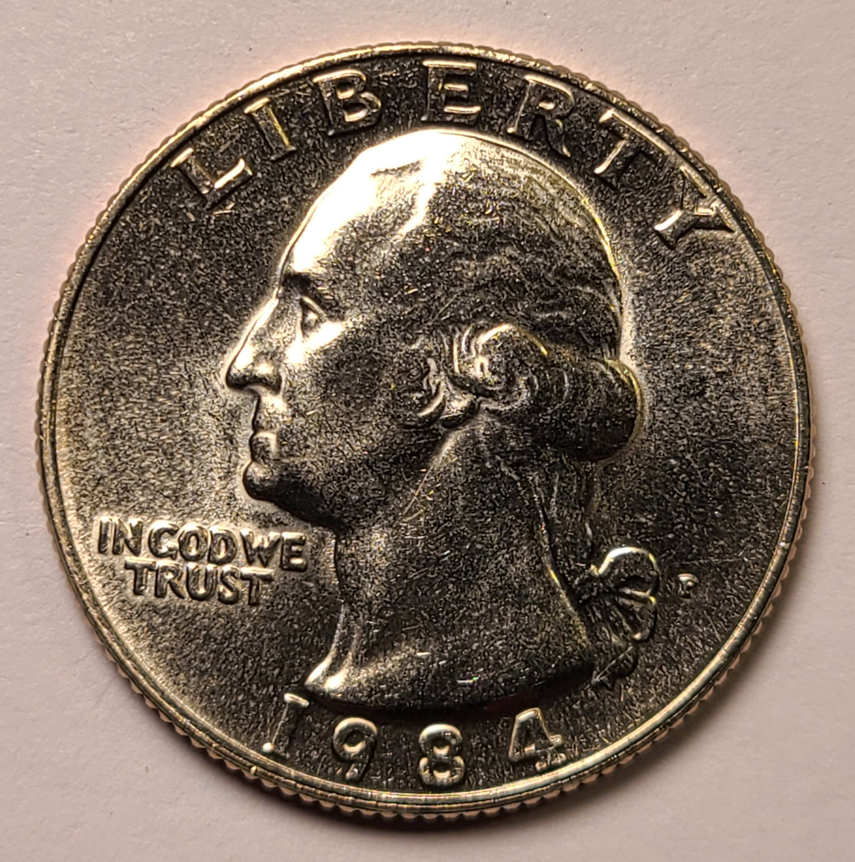 1984-P Washington Quarter MS-64 (Near Gem) - For Sale, Buy Now Online ...