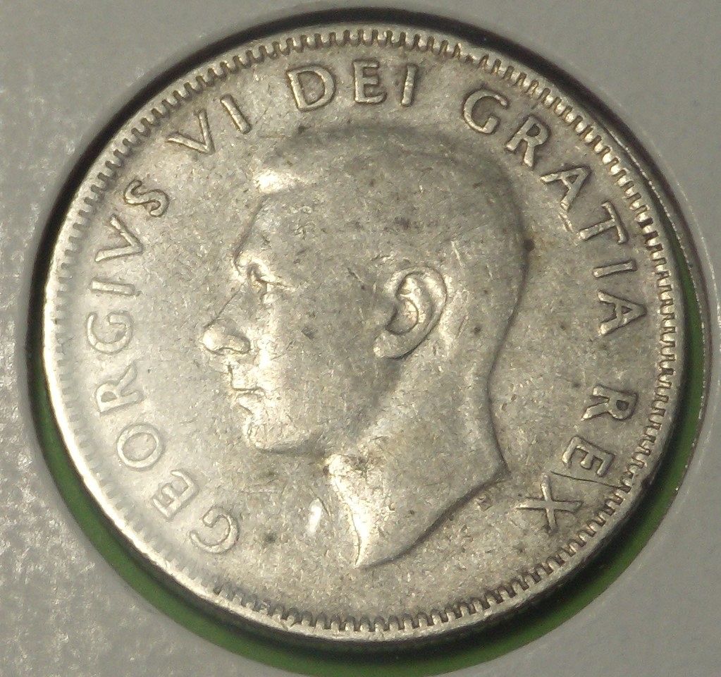 1950 Canadian George VI Quarter #CAN25-1950-1 - For Sale, Buy Now ...