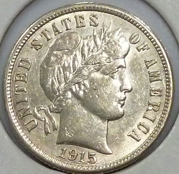 1915-P Grades Full Uncirculated Barber Dime (325-2) - For Sale, Buy Now ...