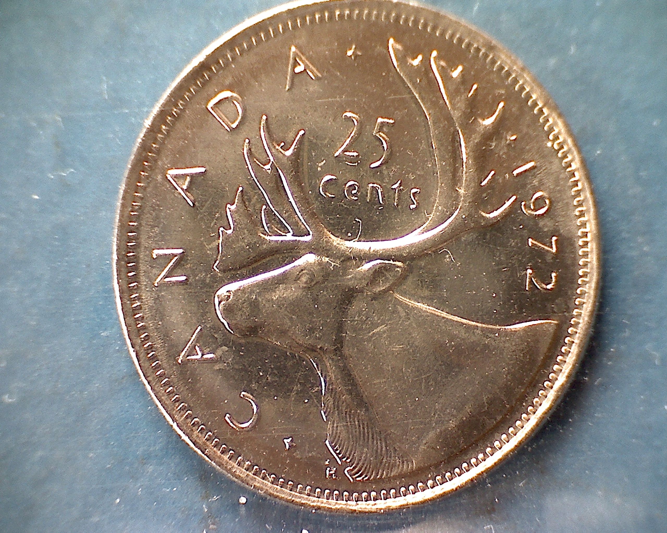 1972 CANADA TWENTY-FIVE CENTS "ICCS CERTIFIED" - For Sale, Buy Now ...