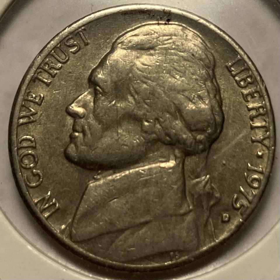 1975 D Jefferson Nickels - For Sale, Buy Now Online - Item #602677