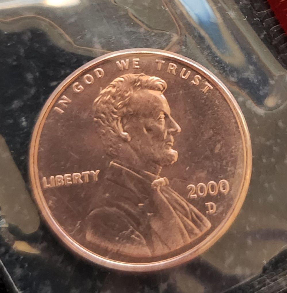 2000-D Lincoln Cent - BU In Original Mint Cello - For Sale, Buy Now ...