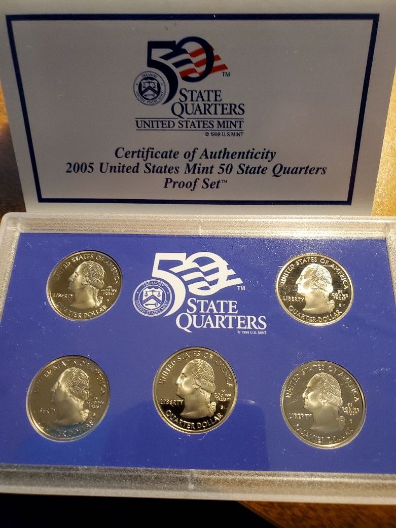 2005 S Quarter Proof set - For Sale, Buy Now Online - Item #606418