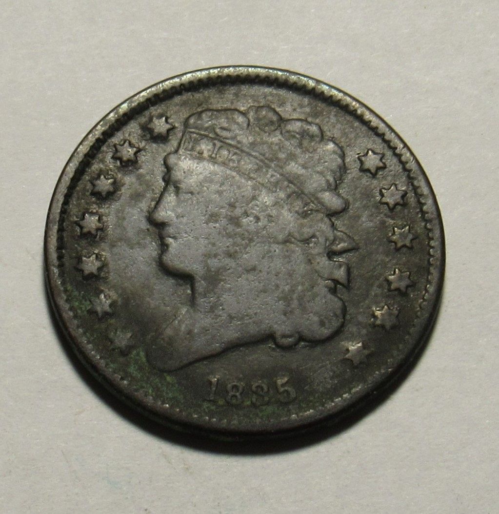 1835 P Classic Head Half Cent In Circulated Condition For Sale Buy 1835-p-classic-head-half-cent-in-circulated-condition-for-sale-buy