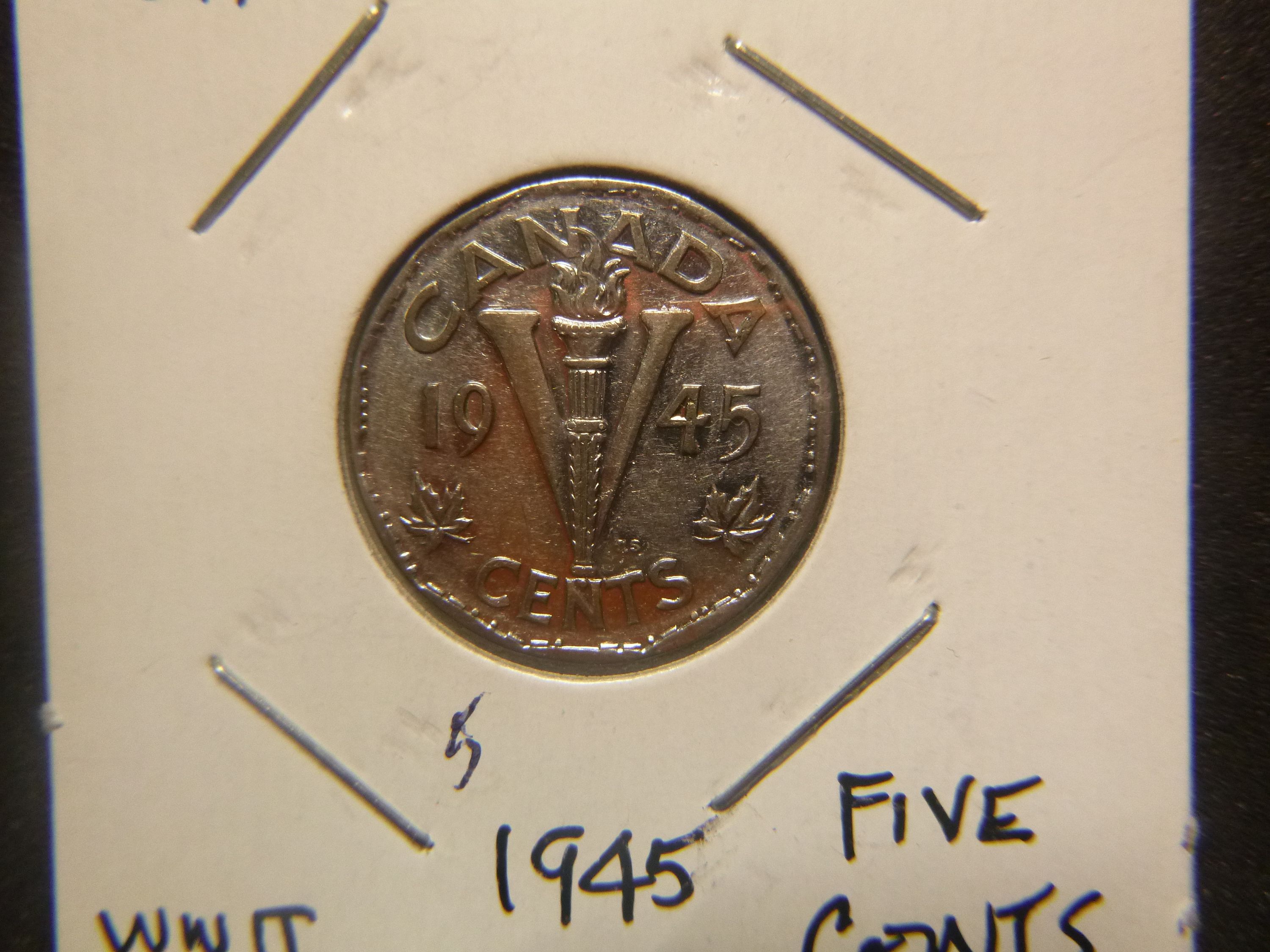 CANADA 1945 KING GEORGE VI 5 CENT - For Sale, Buy Now Online - Item #610675