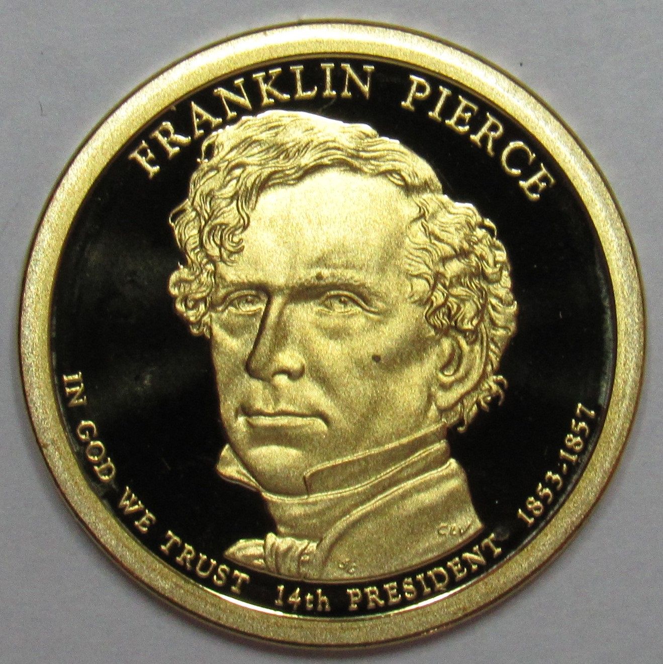 2010 S Proof Presidential Dollar: Franklin Pierce - For Sale, Buy Now ...