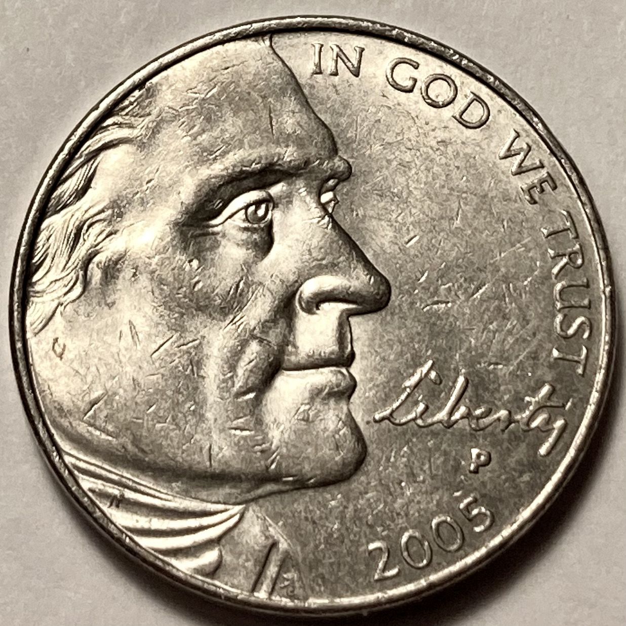 2005 P Jefferson Nickels: American Bison - For Sale, Buy Now Online ...