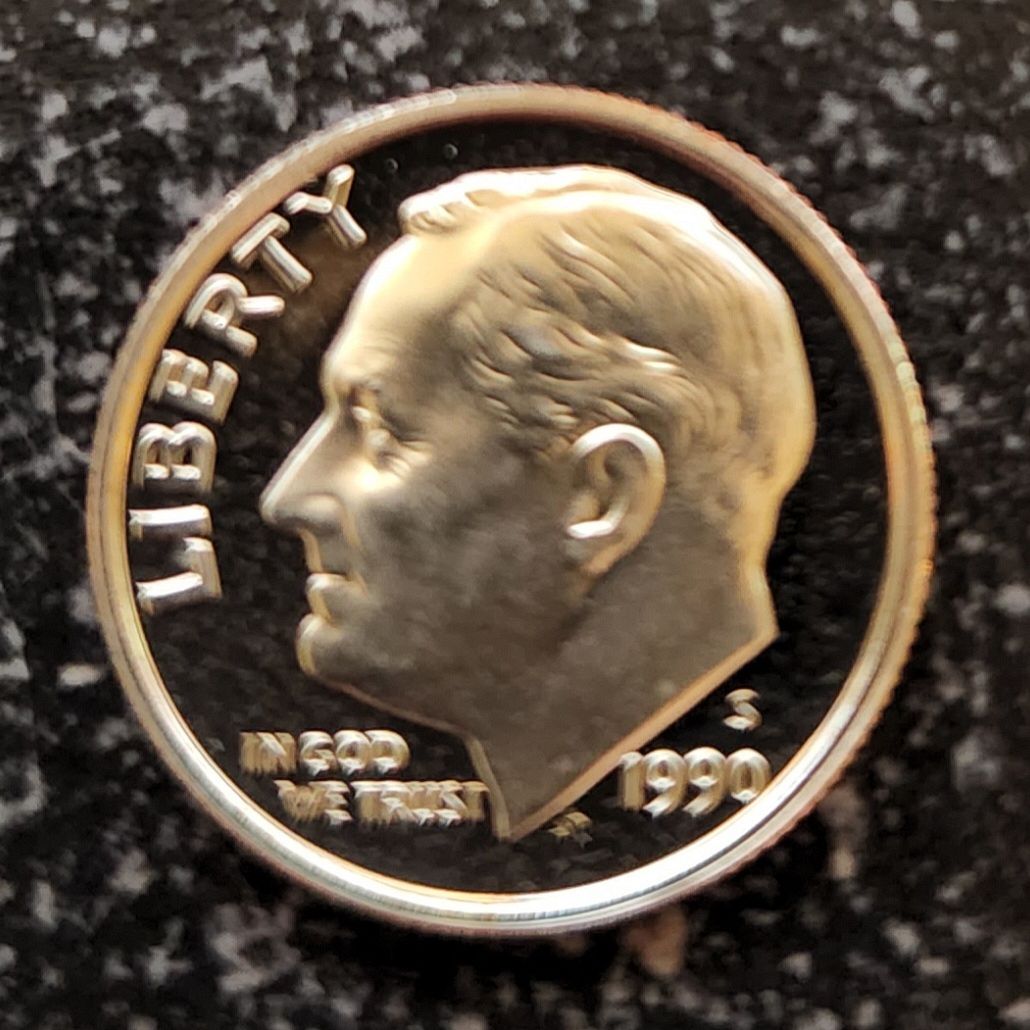 1990-S Roosevelt Dime - Proof - For Sale, Buy Now Online - Item #617692