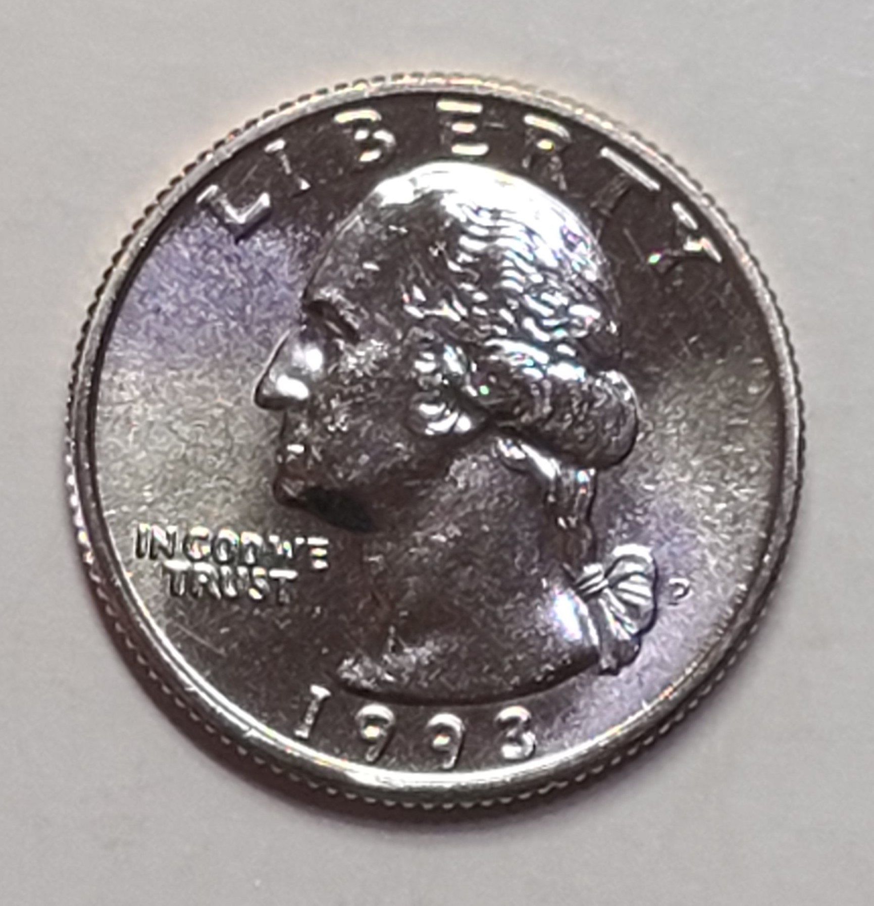 1993-P Washington Quarter MS-65 (GEM) - For Sale, Buy Now Online - Item ...