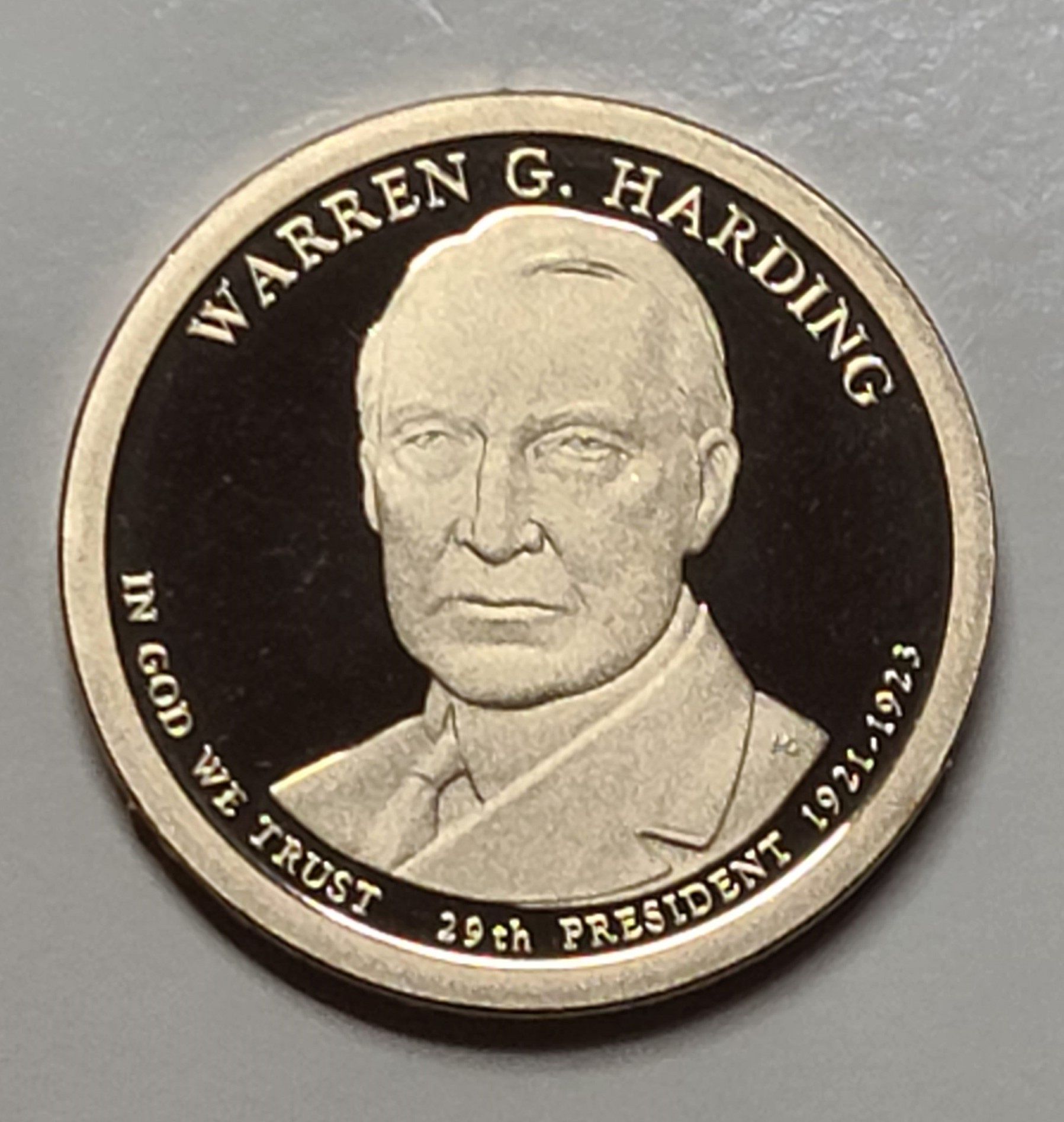 2014-S Harding Presidential Dollar Proof-66 (GEM+) - For Sale, Buy Now ...
