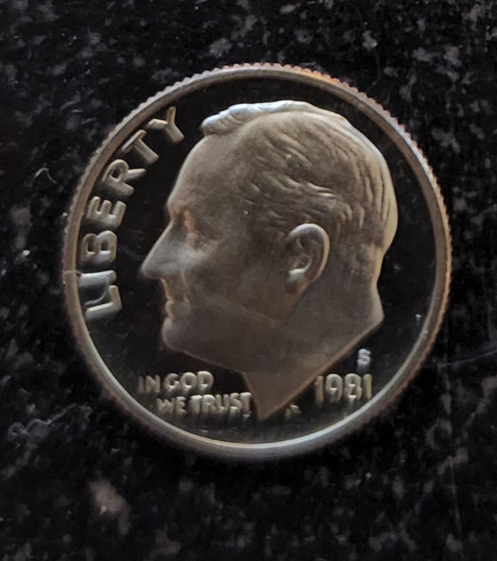 1981-S Proof Roosevelt Dime - #2 - For Sale, Buy Now Online - Item #619514