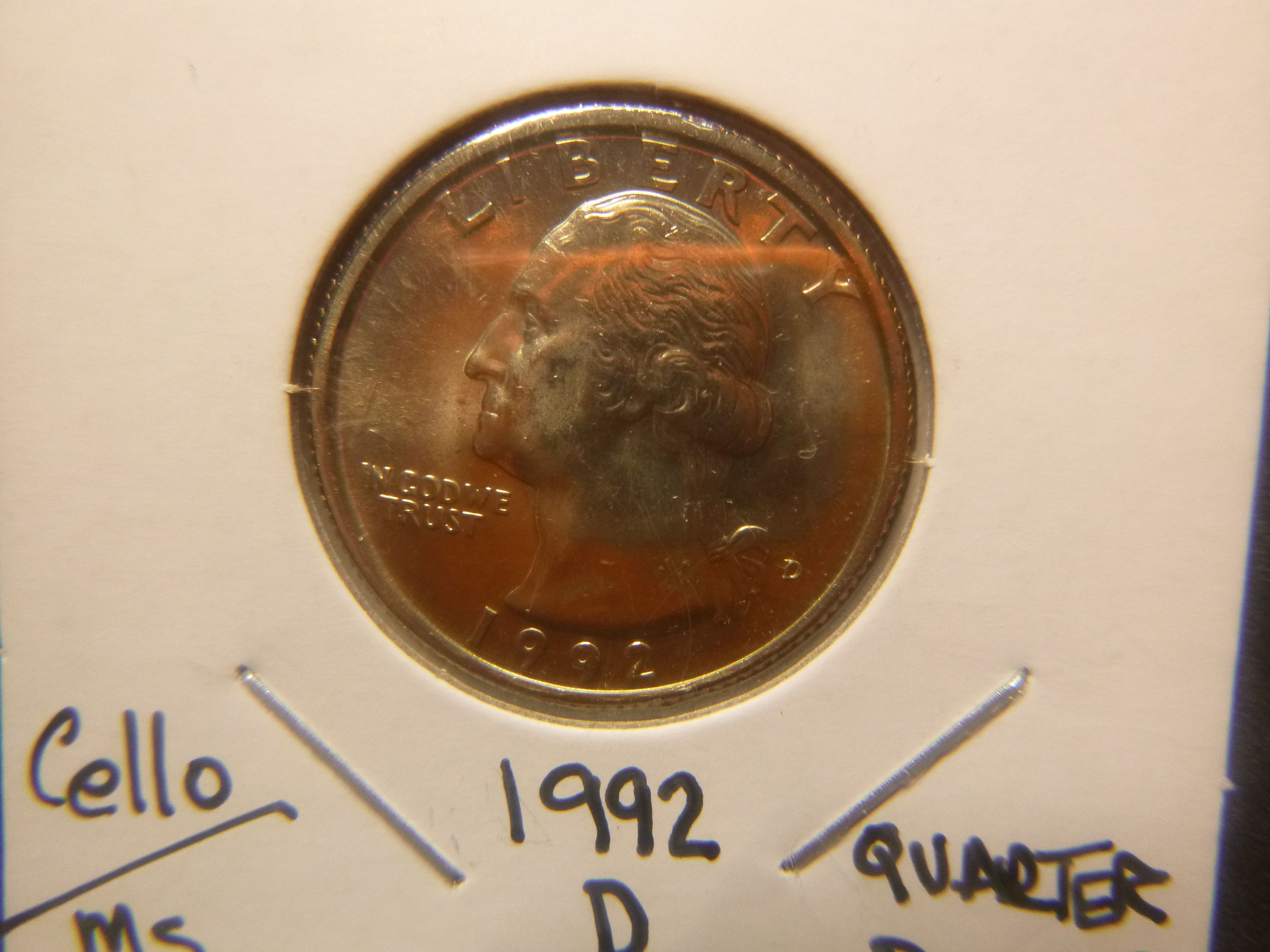 1992 P Washington Quarters - For Sale, Buy Now Online - Item #622351