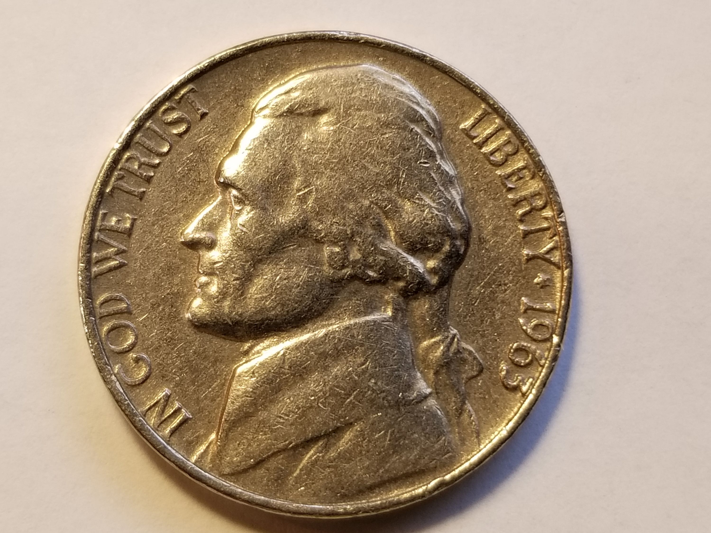 1963 P Jefferson Nickel - For Sale, Buy Now Online - Item #623651