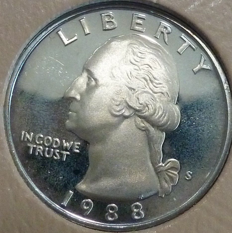 1988-S PROOF Washington Quarter ( 35-I ) - For Sale, Buy Now Online ...