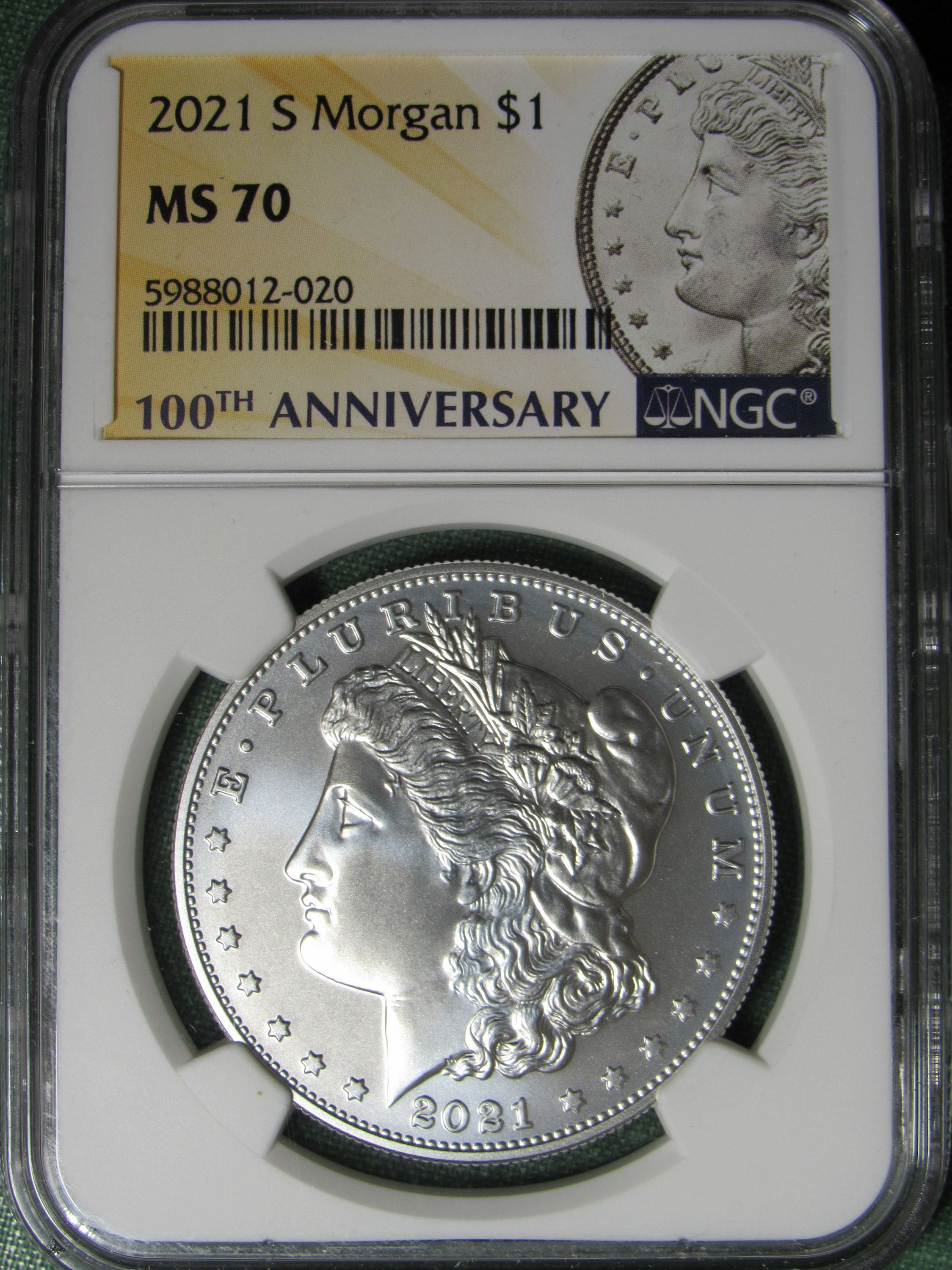 2021 S 100th Anniversary Morgan Dollar - For Sale, Buy Now Online ...