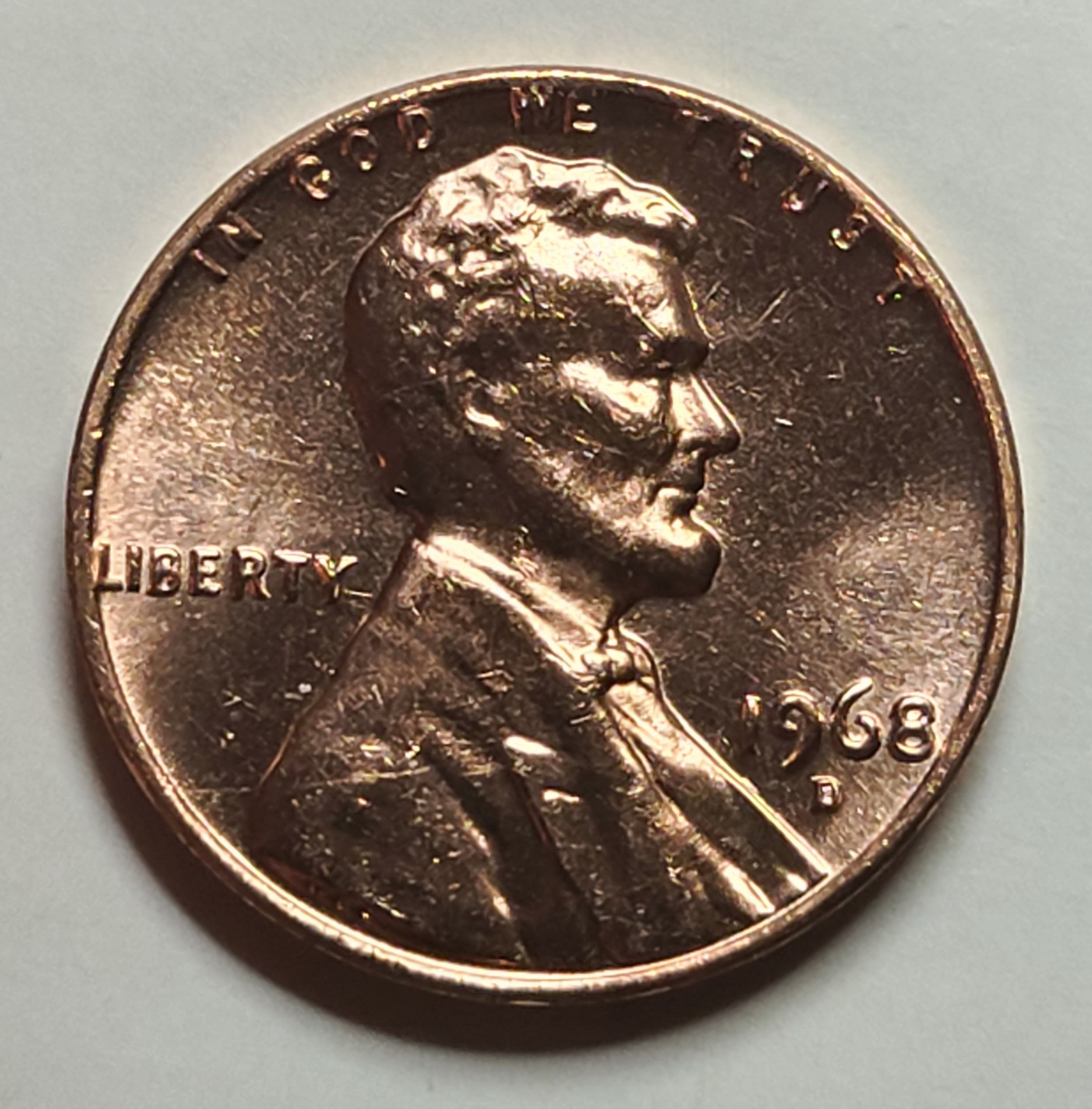 1968-D Lincoln Cent MS-64 (Near Gem) RED - For Sale, Buy Now Online ...