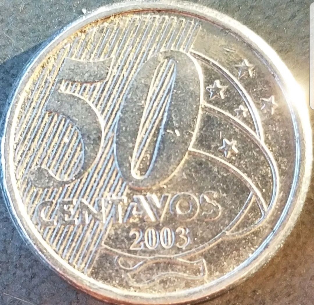 Brazil 50 Centavos 2003 VF - For Sale, Buy Now Online - Item #630429
