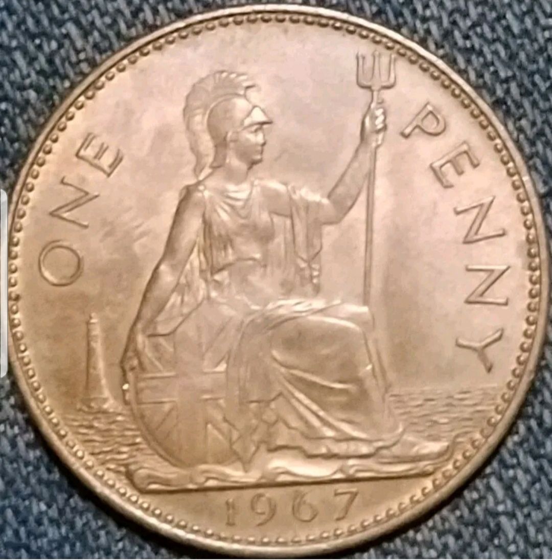 United Kingdom 1 Penny 1967 AU - For Sale, Buy Now Online - Item #631803