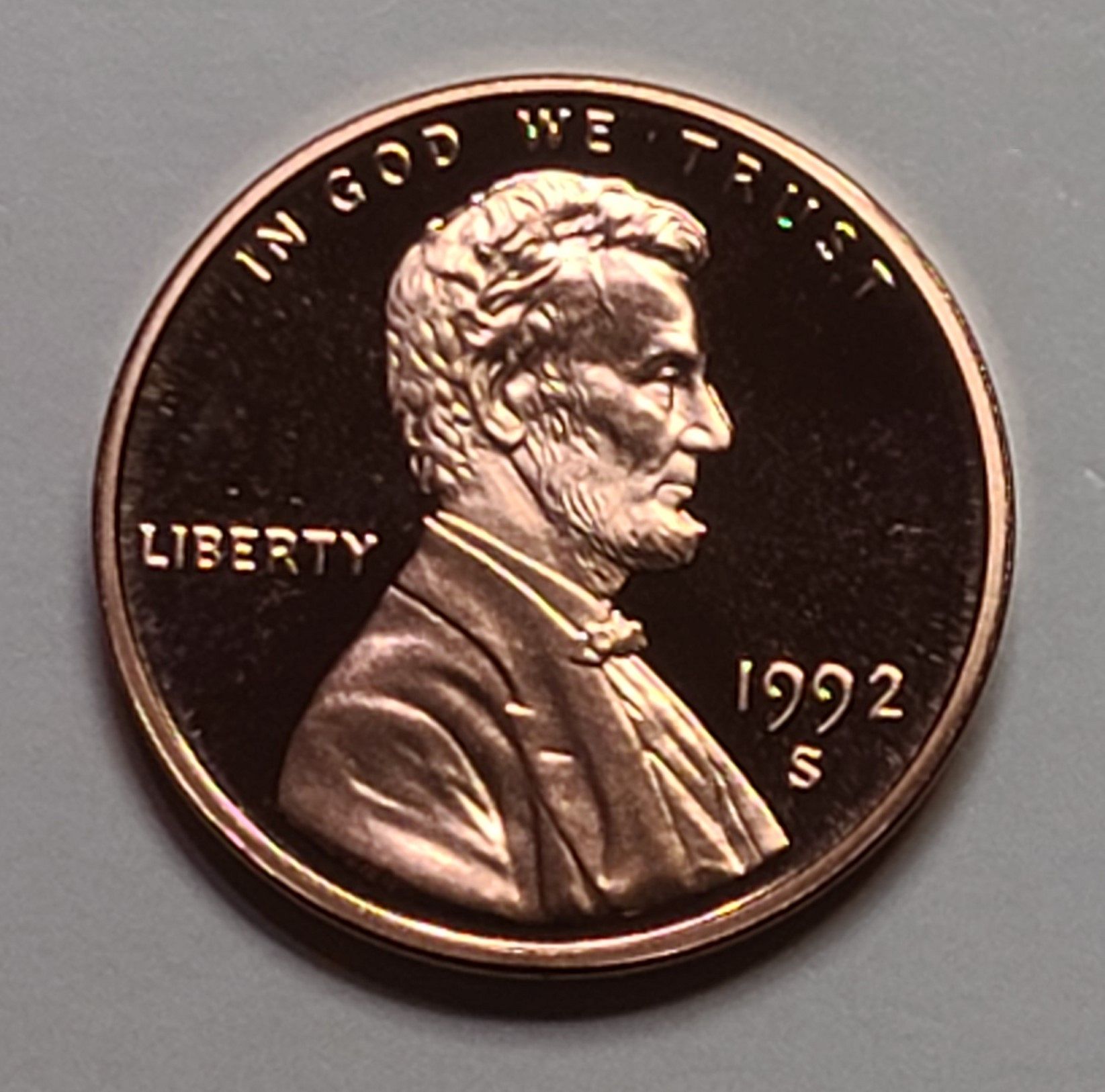 1992-S Lincoln Cent Proof-66 (GEM+) RED - For Sale, Buy Now Online ...
