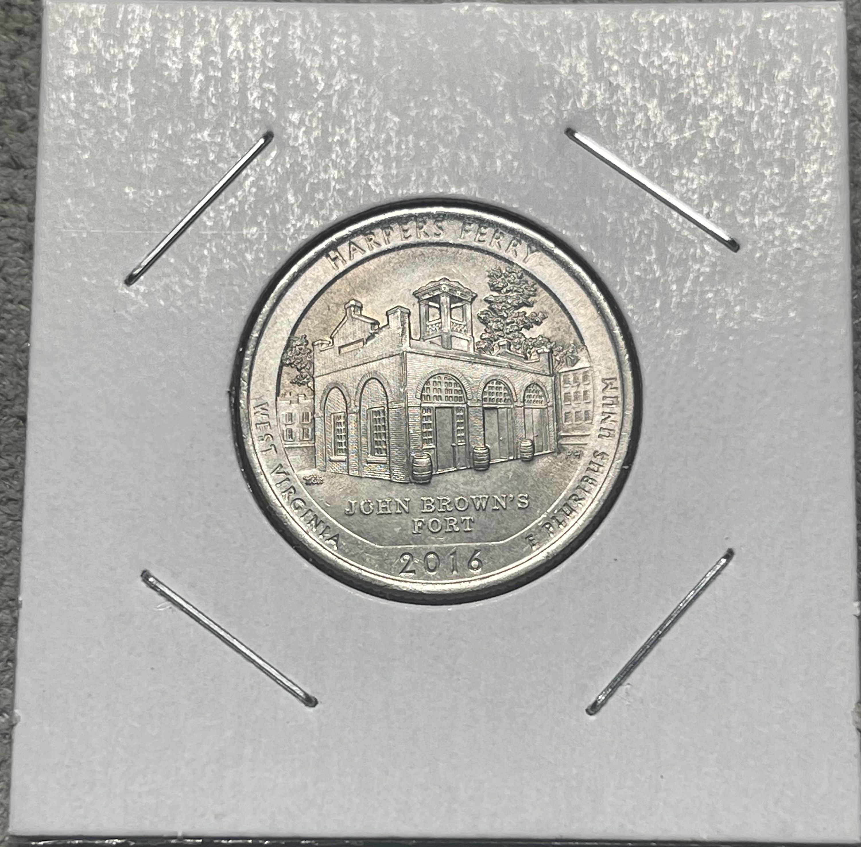 2016-P Brilliant Uncirculated Harpers Ferry - America The Beautiful US ...