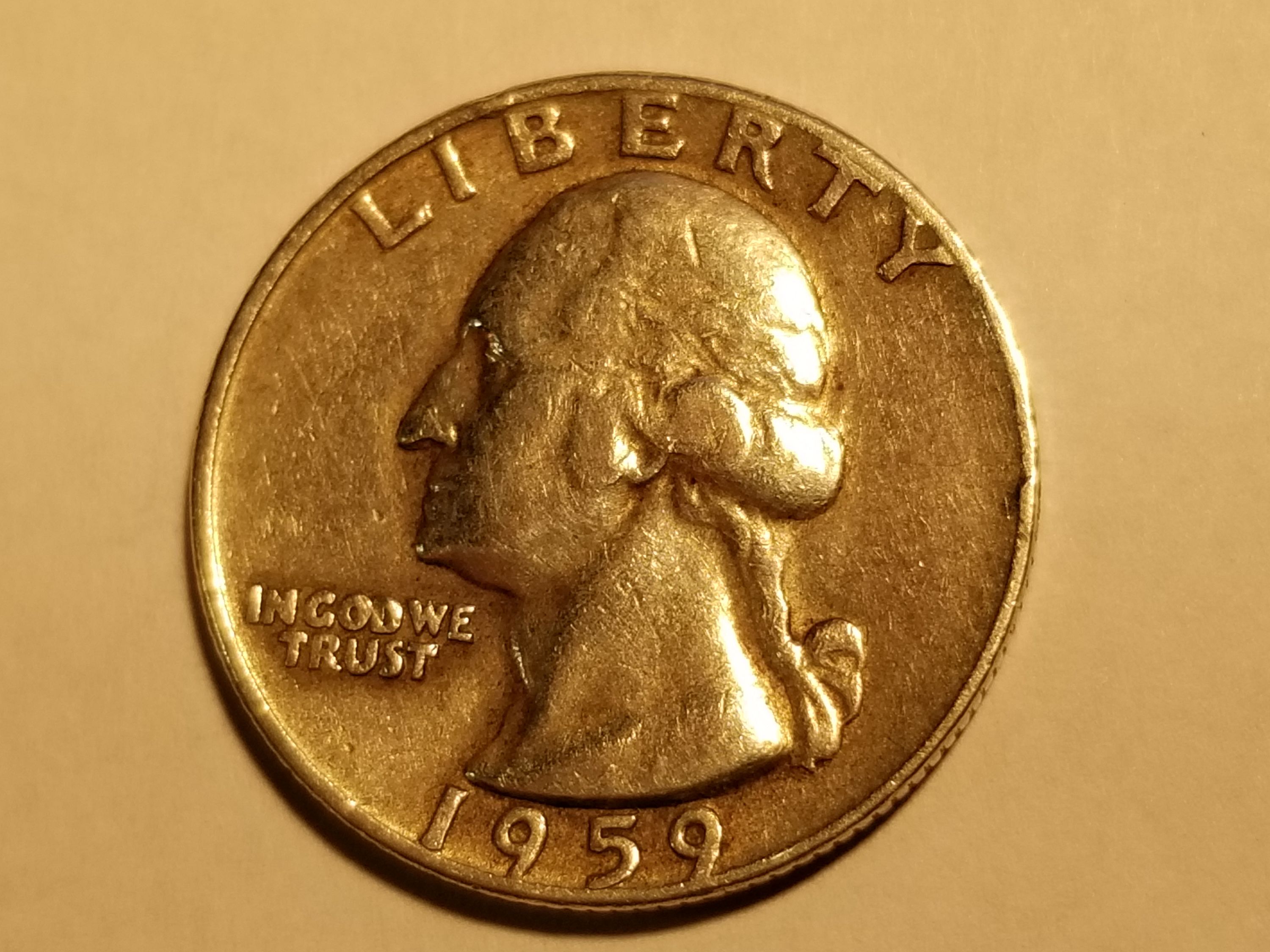 1959 D Washington Quarter - For Sale, Buy Now Online - Item #634031