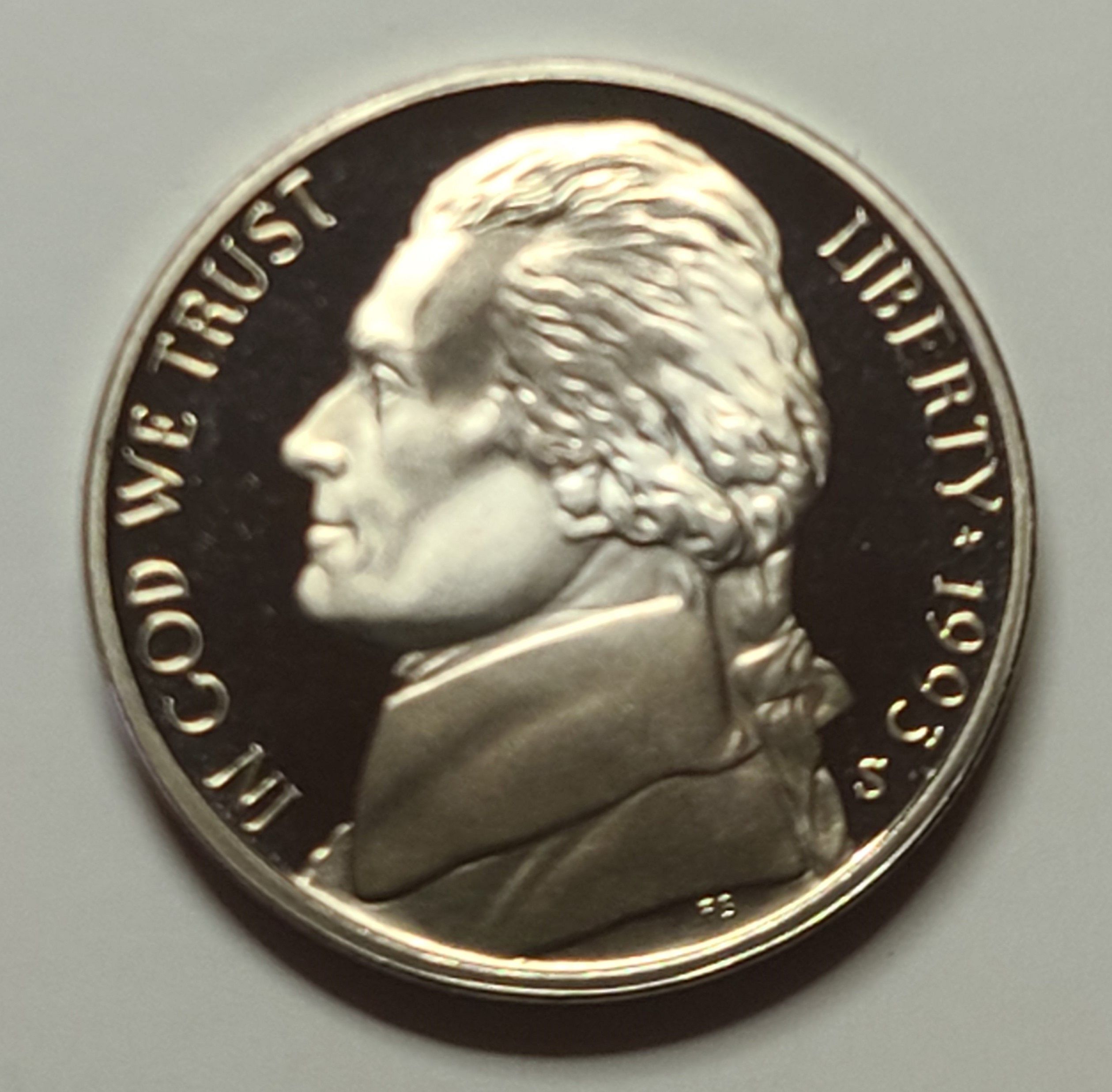 1993-S Jefferson Nickel Proof-66 (GEM+) FULL STEPS=6 SHARP STRIKE ...