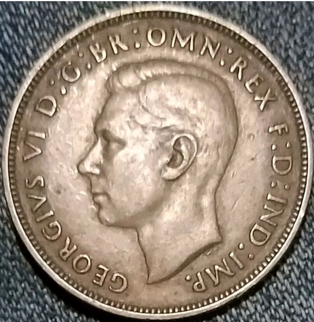 United Kingdom 1 Penny 1945 F - For Sale, Buy Now Online - Item #637010