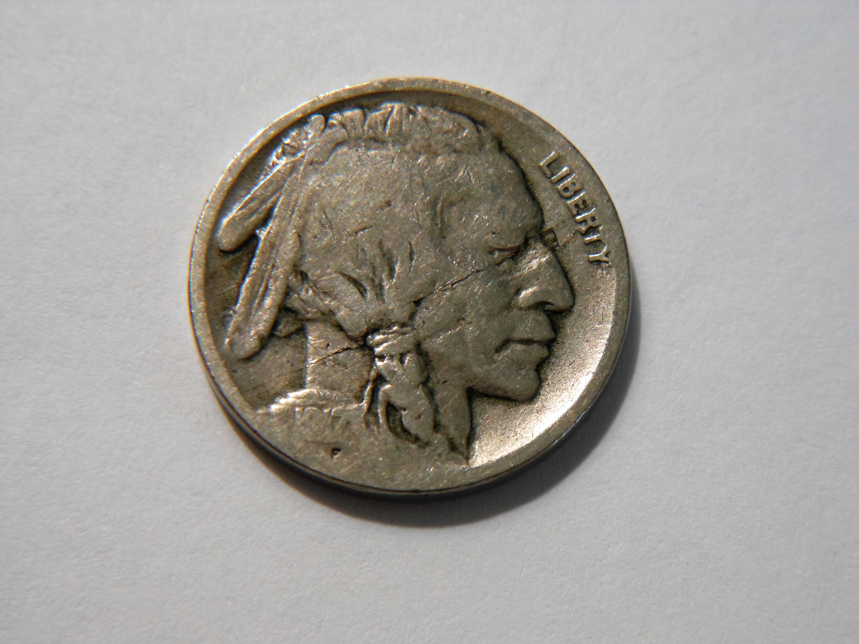 1917-S Buffalo Nickel with Lamination Error - For Sale, Buy Now Online ...