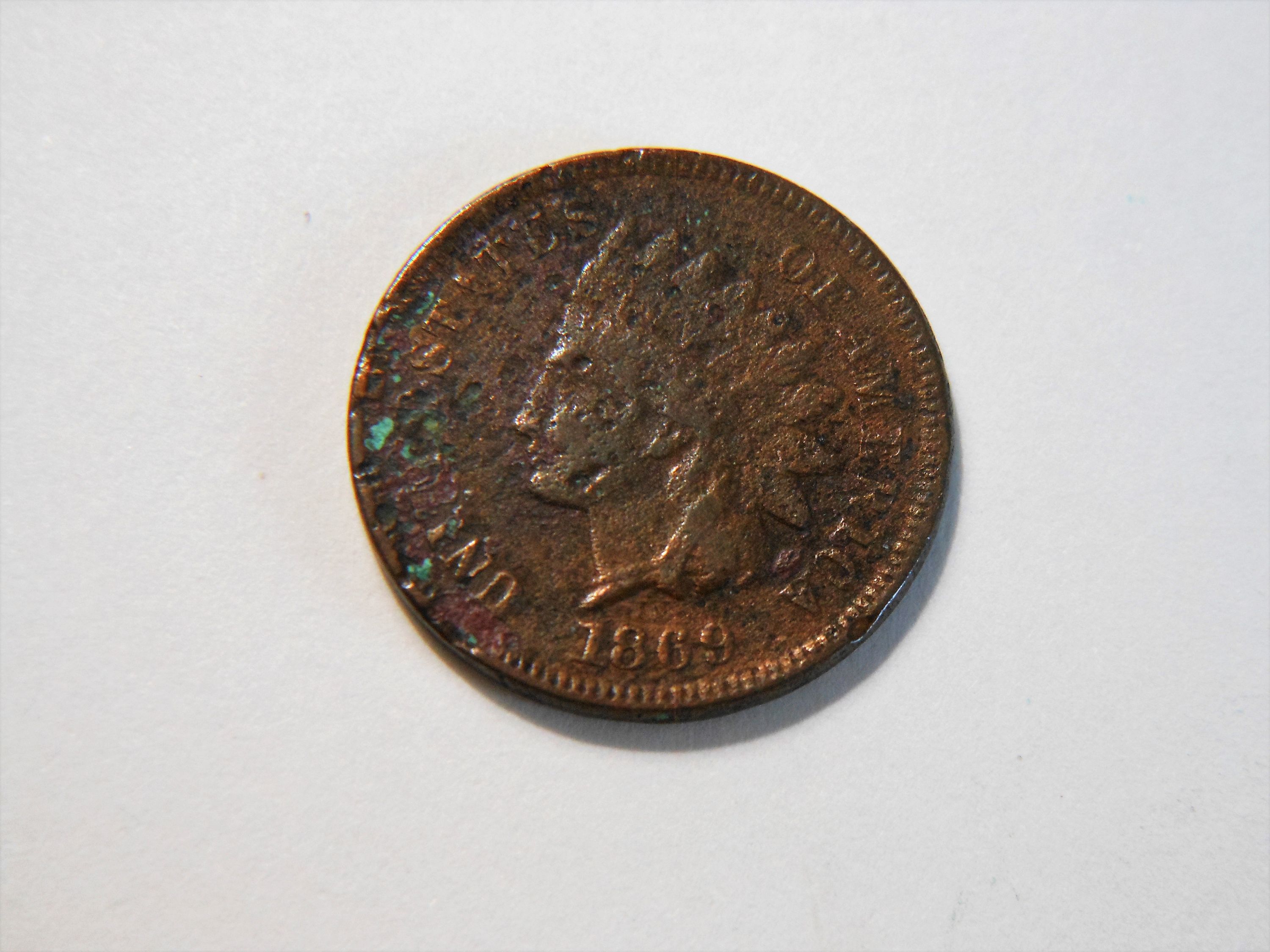 1869 Indian Head Cent - For Sale, Buy Now Online - Item #639566 1869 Indian Head Cent - For Sale, Buy Now Online - Item #639566