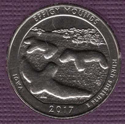 2017 D Effigy Mounds America The Beautiful Quarters - 10-61 - For Sale ...