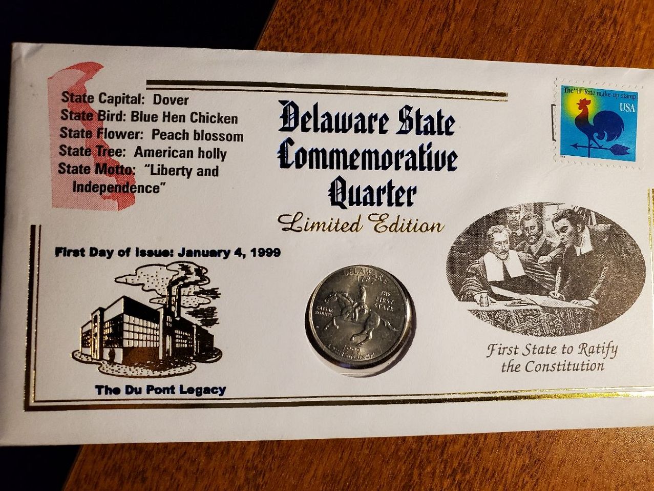 1999 D Delaware State Quarter - For Sale, Buy Now Online - Item #644091