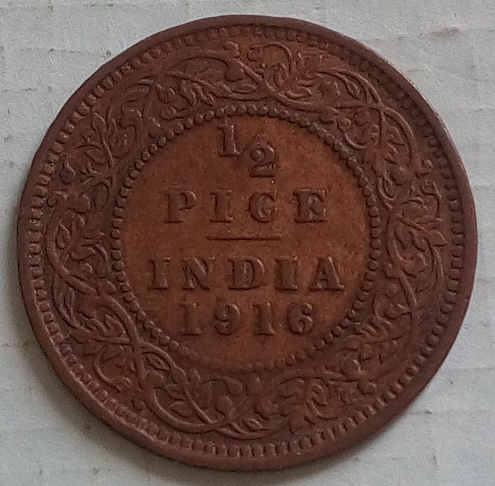 1926....1/2 pice... India used coin - For Sale, Buy Now Online - Item ...