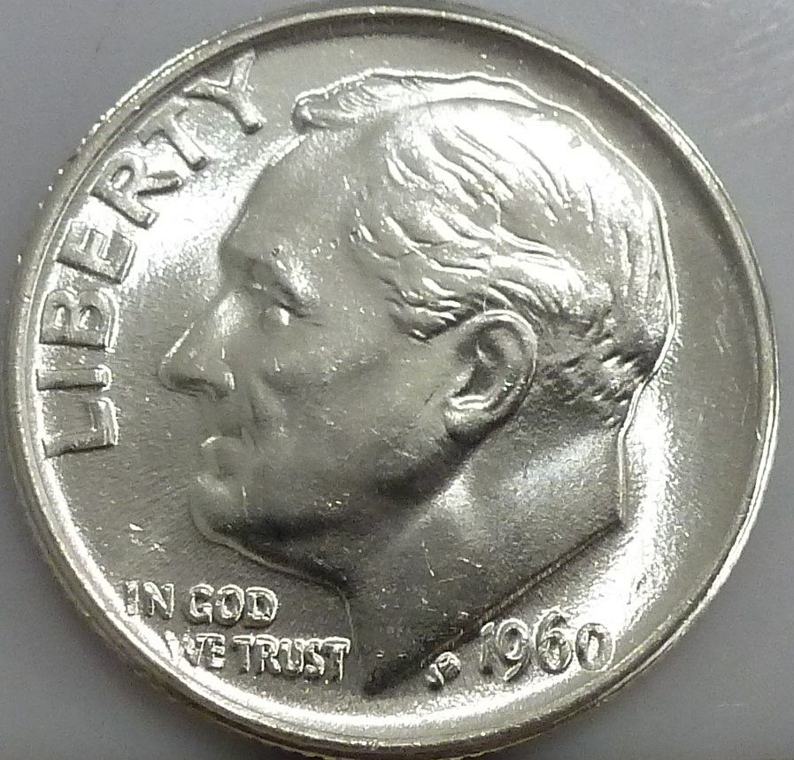 1960-P BU Roosevelt Silver Dime. High Quality ( 233-39) - For Sale, Buy ...