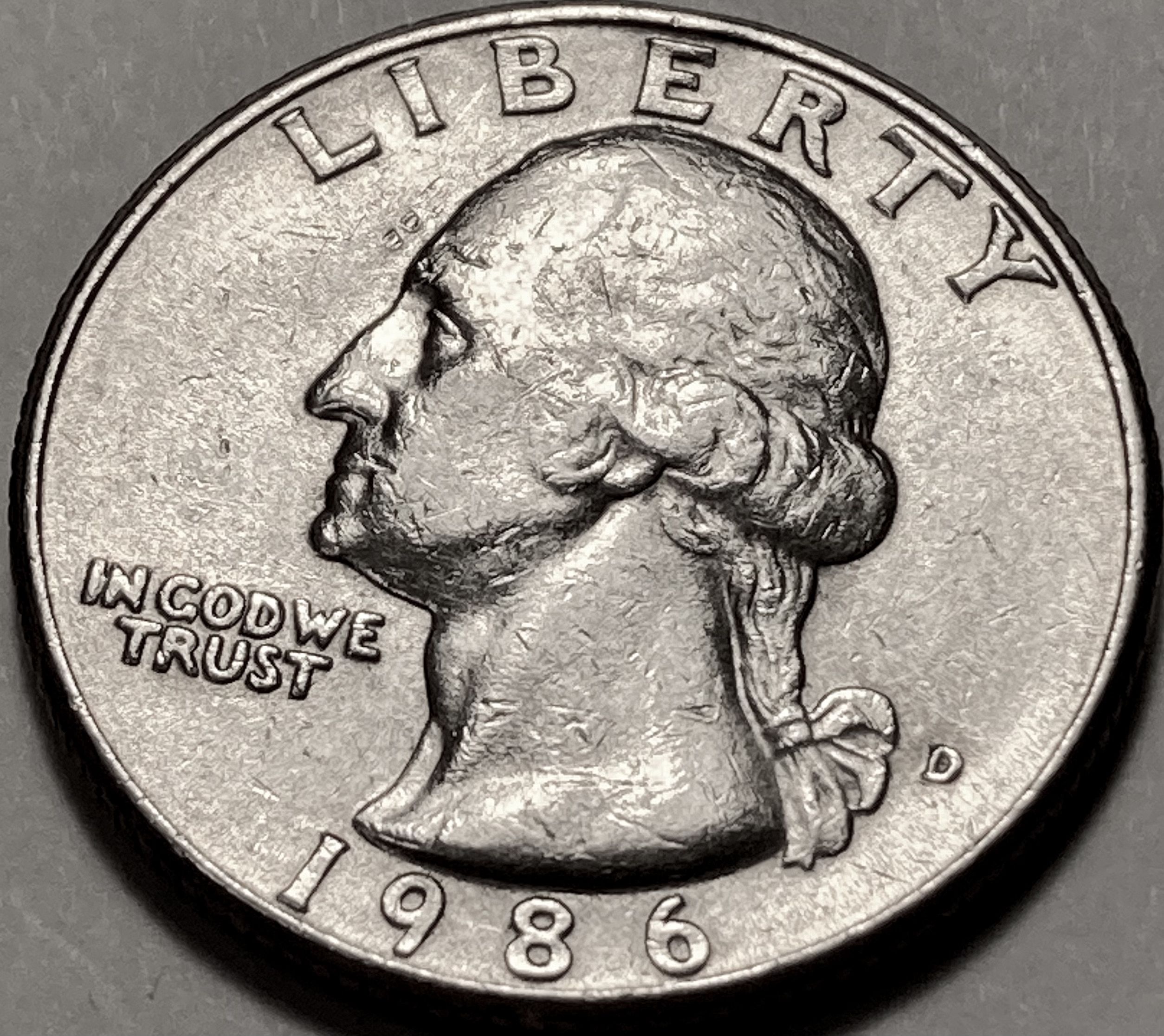 1986 D Washington Quarters - For Sale, Buy Now Online - Item #495189