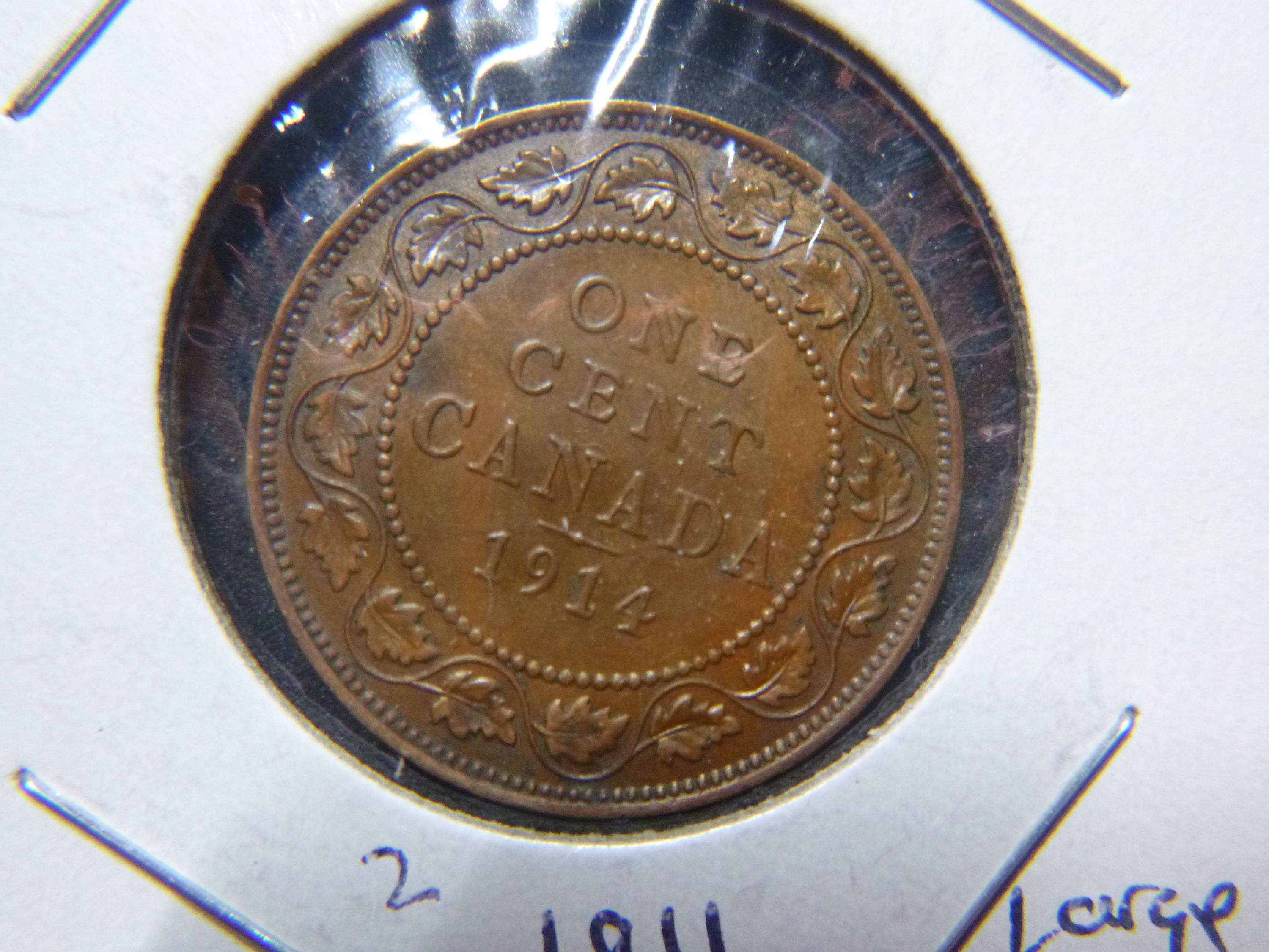 CANADA 1914 ONE LARGE CENT - For Sale, Buy Now Online - Item #650079