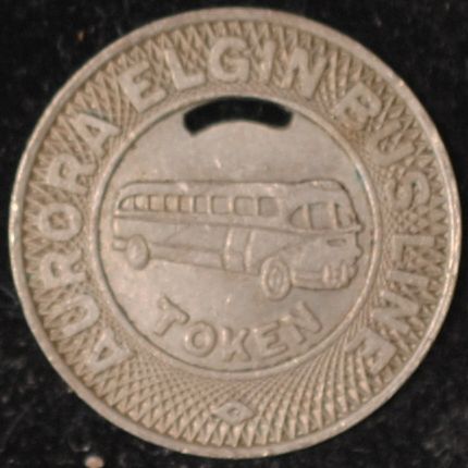 Aurora Elgin Bus Line Token (Illinois) IL 270C - For Sale, Buy Now ...