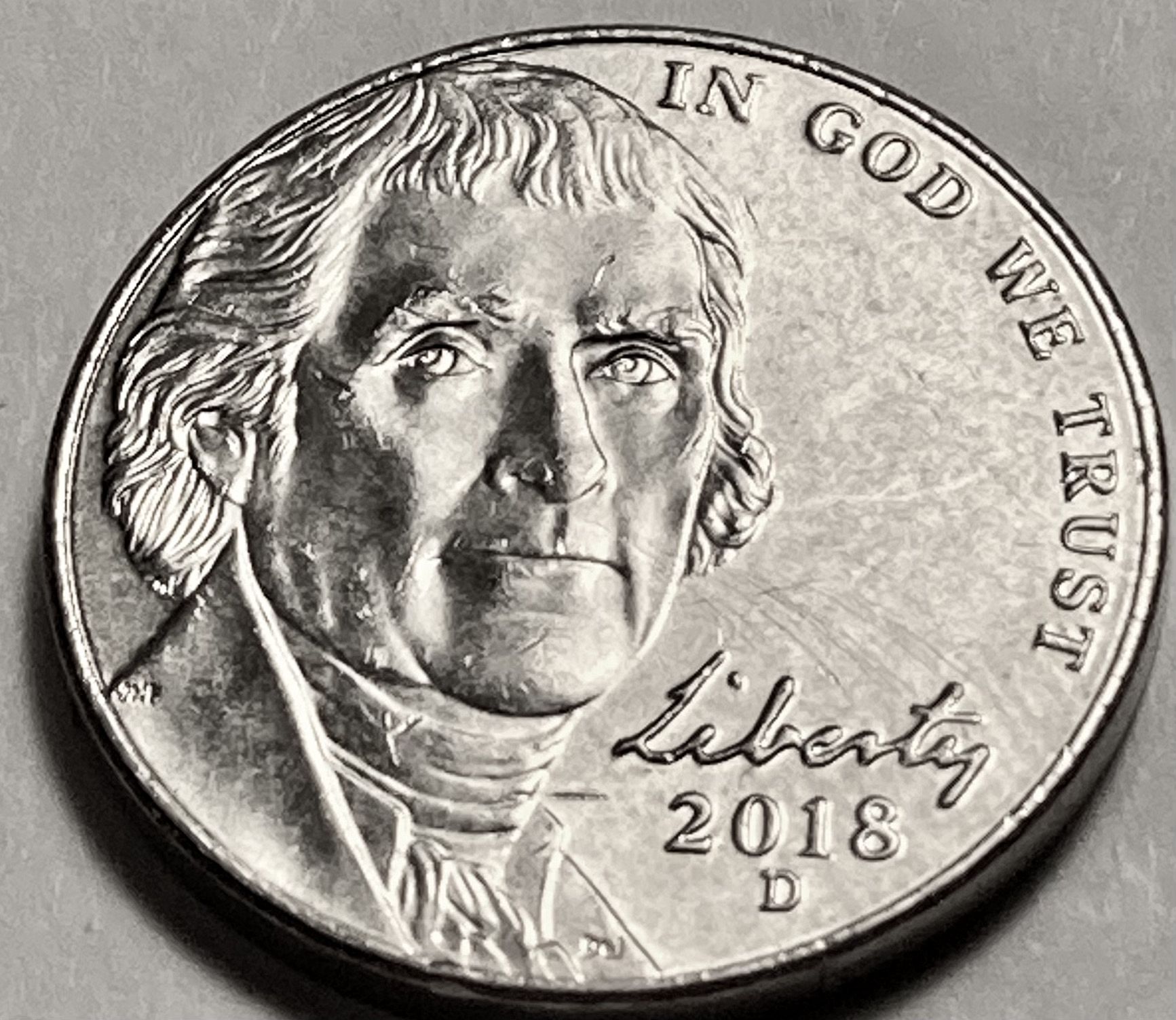 2018 D Jefferson Nickels - For Sale, Buy Now Online - Item #652022