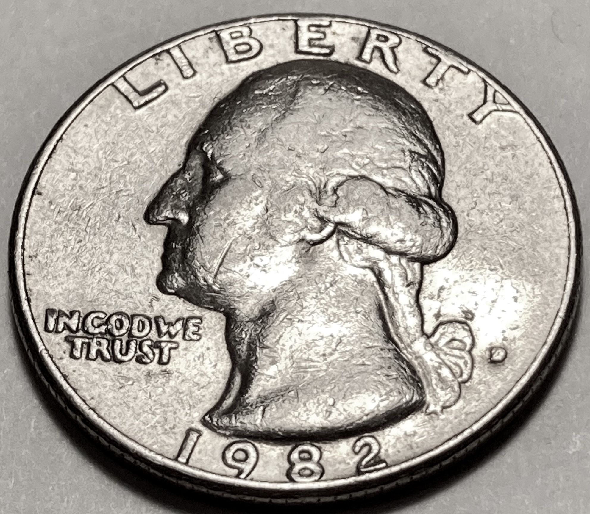 1982 D Washington Quarters - For Sale, Buy Now Online - Item #652215