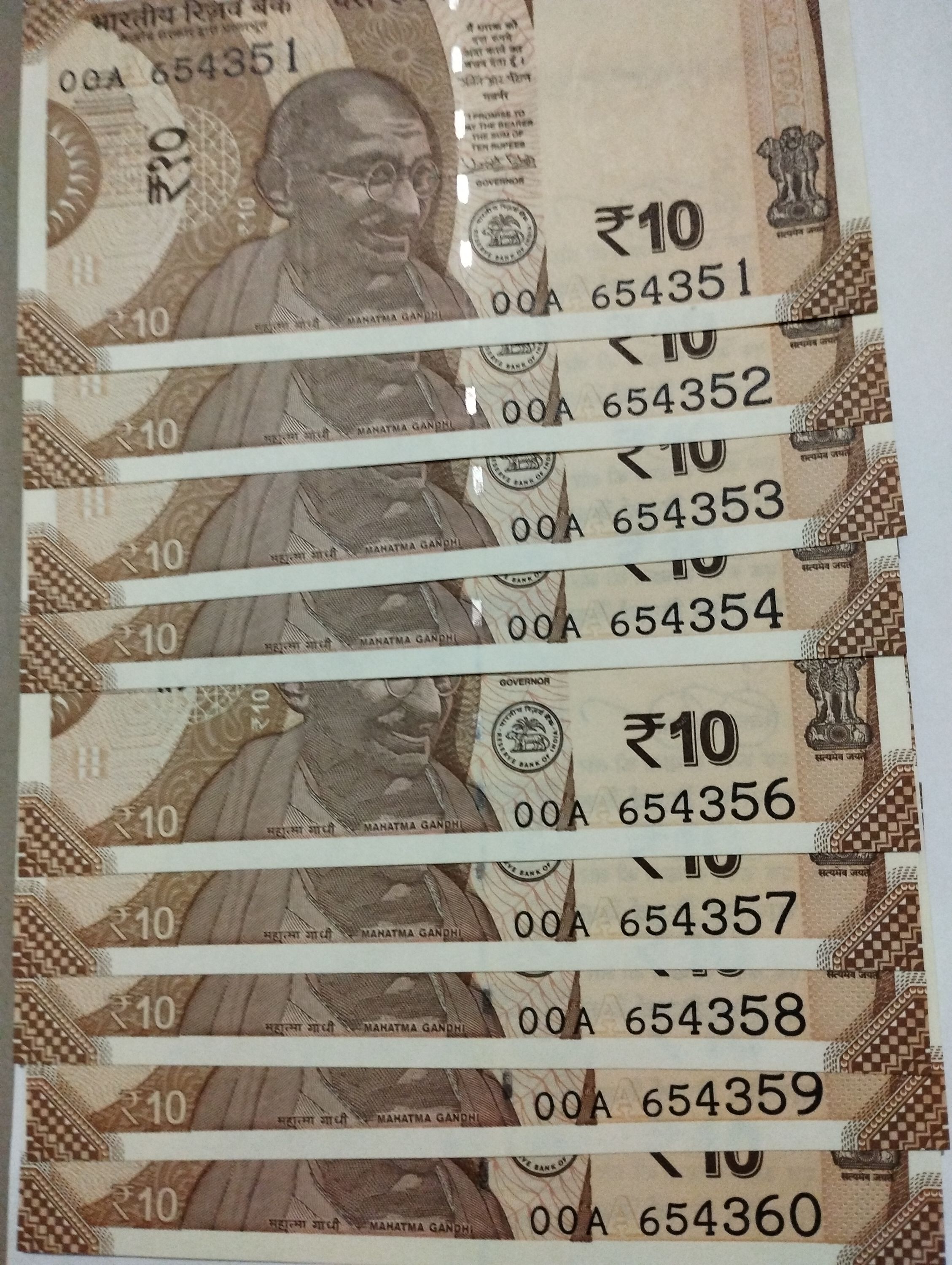 2018 India Notes..middle (6543xx) Super Fancy - For Sale, Buy Now ...