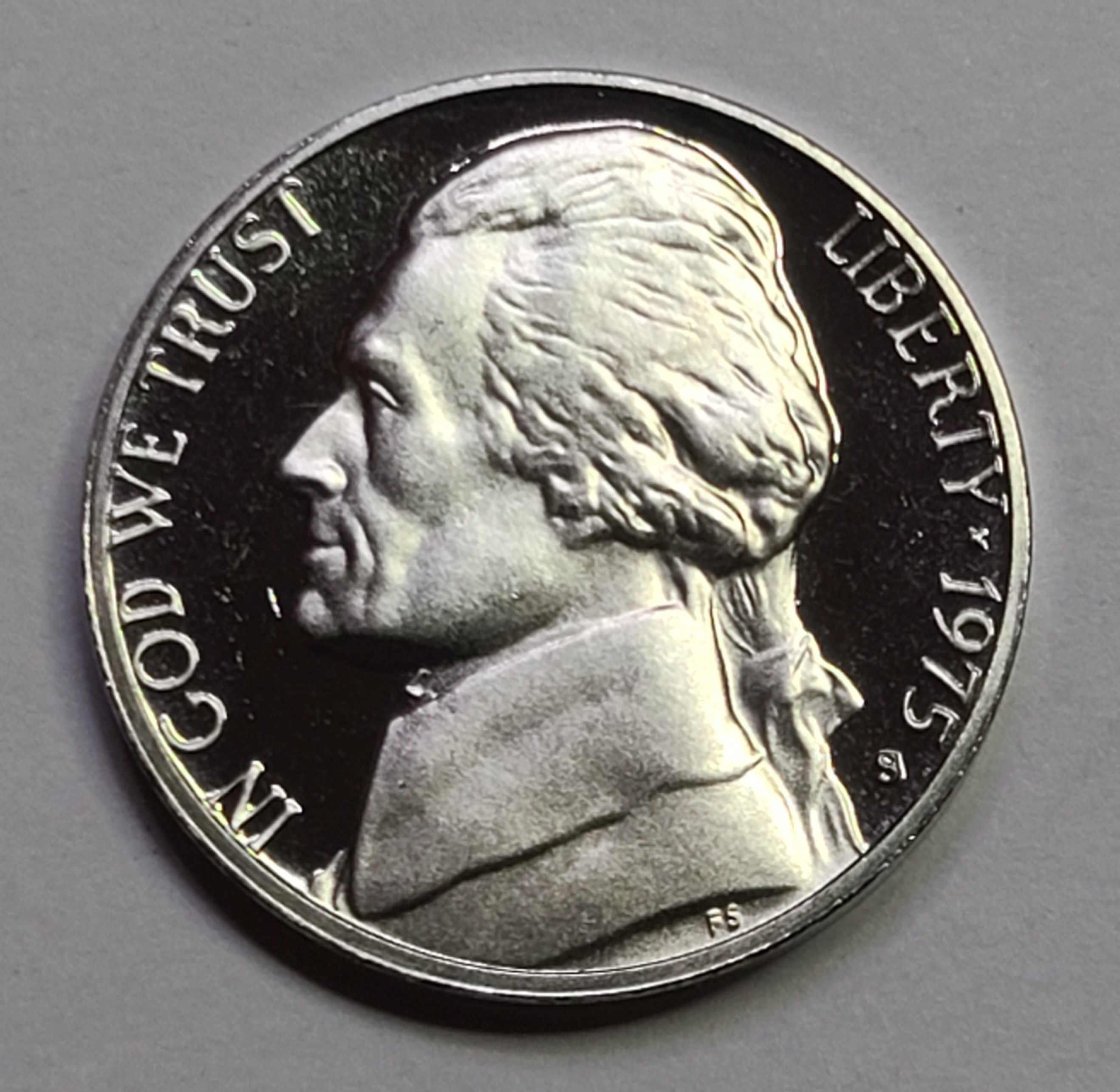 1975-S Jefferson Nickel Proof-65 (GEM) SHARP STRIKE - For Sale, Buy Now ...