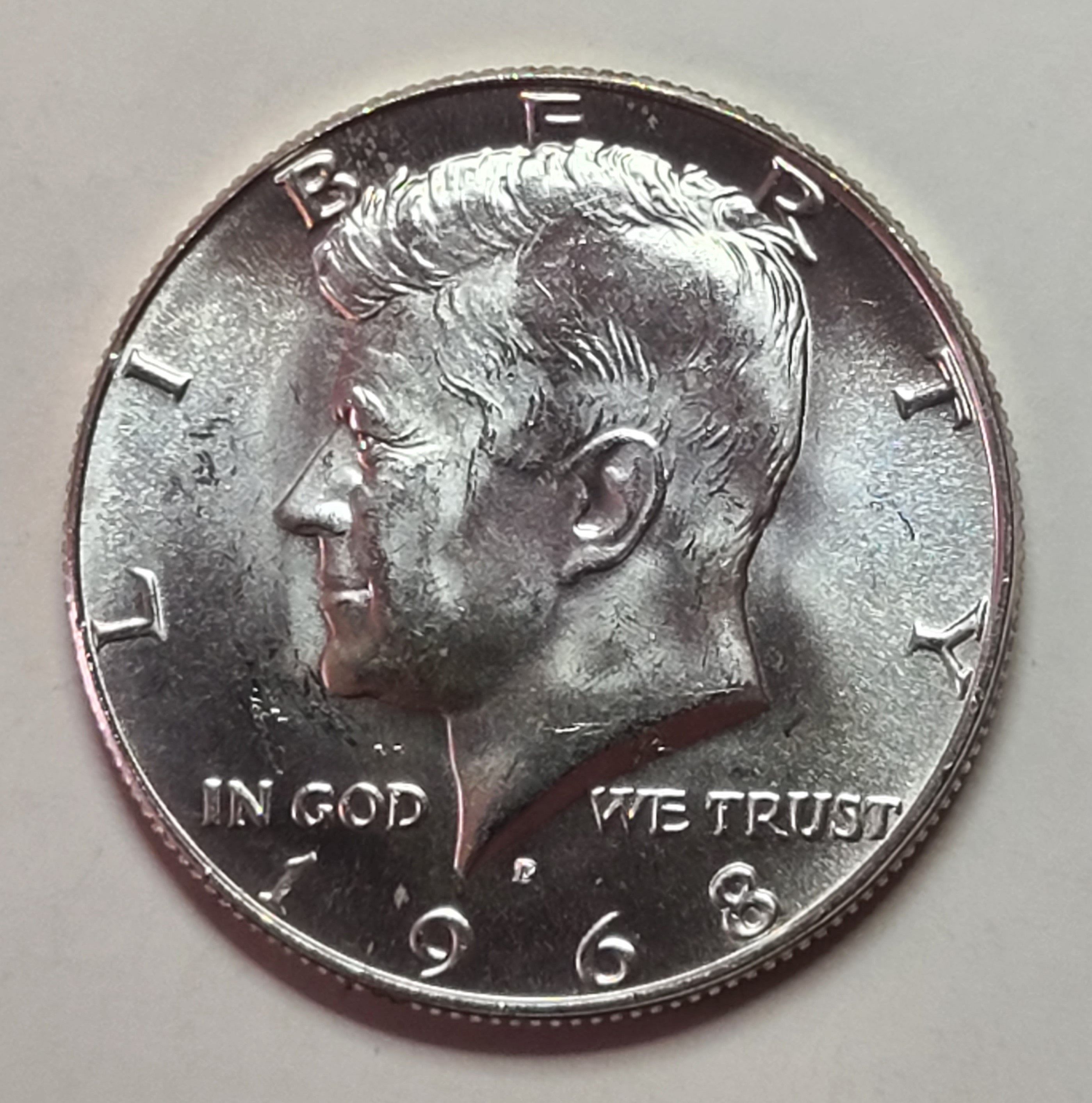 1968-D Kennedy Half Dollar MS-63 (Choice BU) - For Sale, Buy Now Online ...