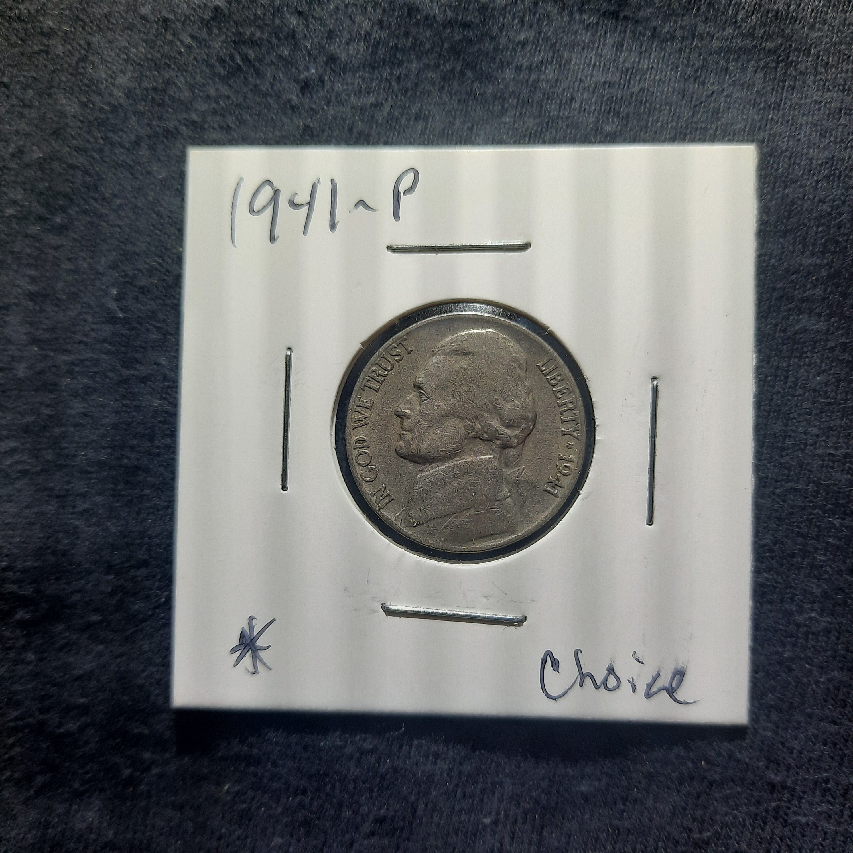 1941 P Jefferson Nickle - For Sale, Buy Now Online - Item #655171