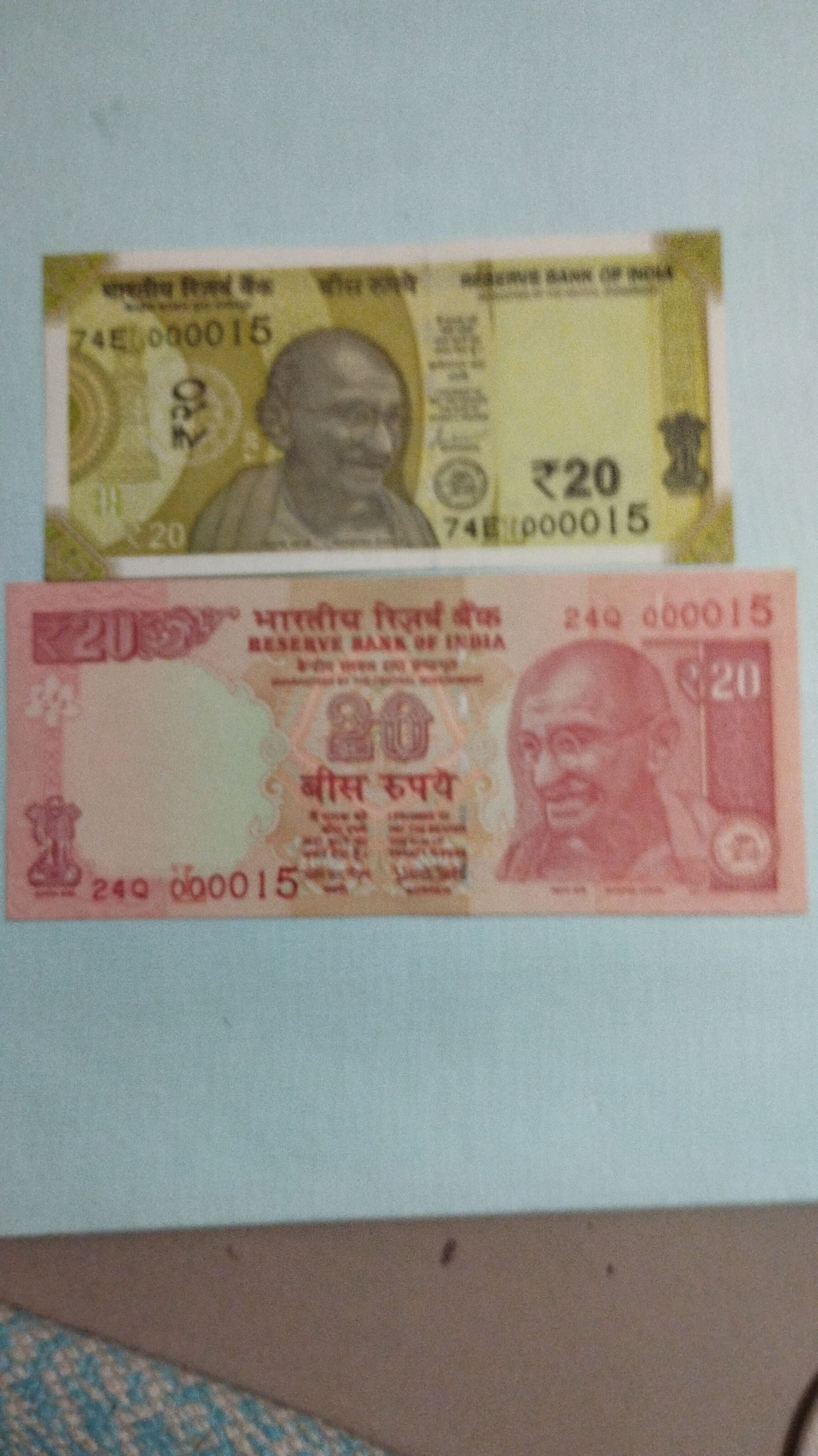 India 000015 x 2....2 different uncirculated - For Sale, Buy Now Online ...