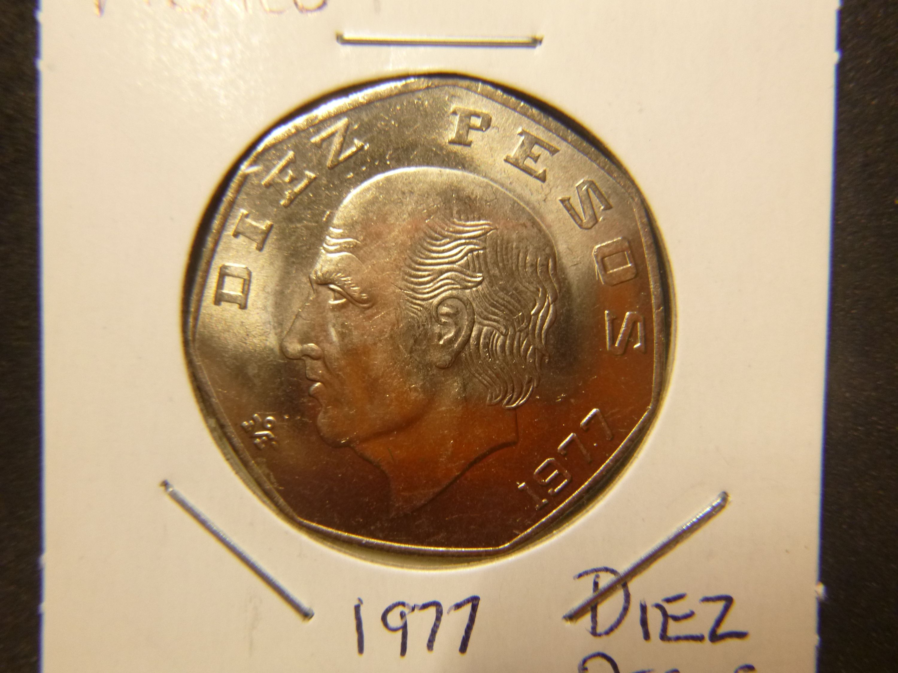 MEXICO 1977 DIEZ PESOS For Sale Buy Now Online Item 655694