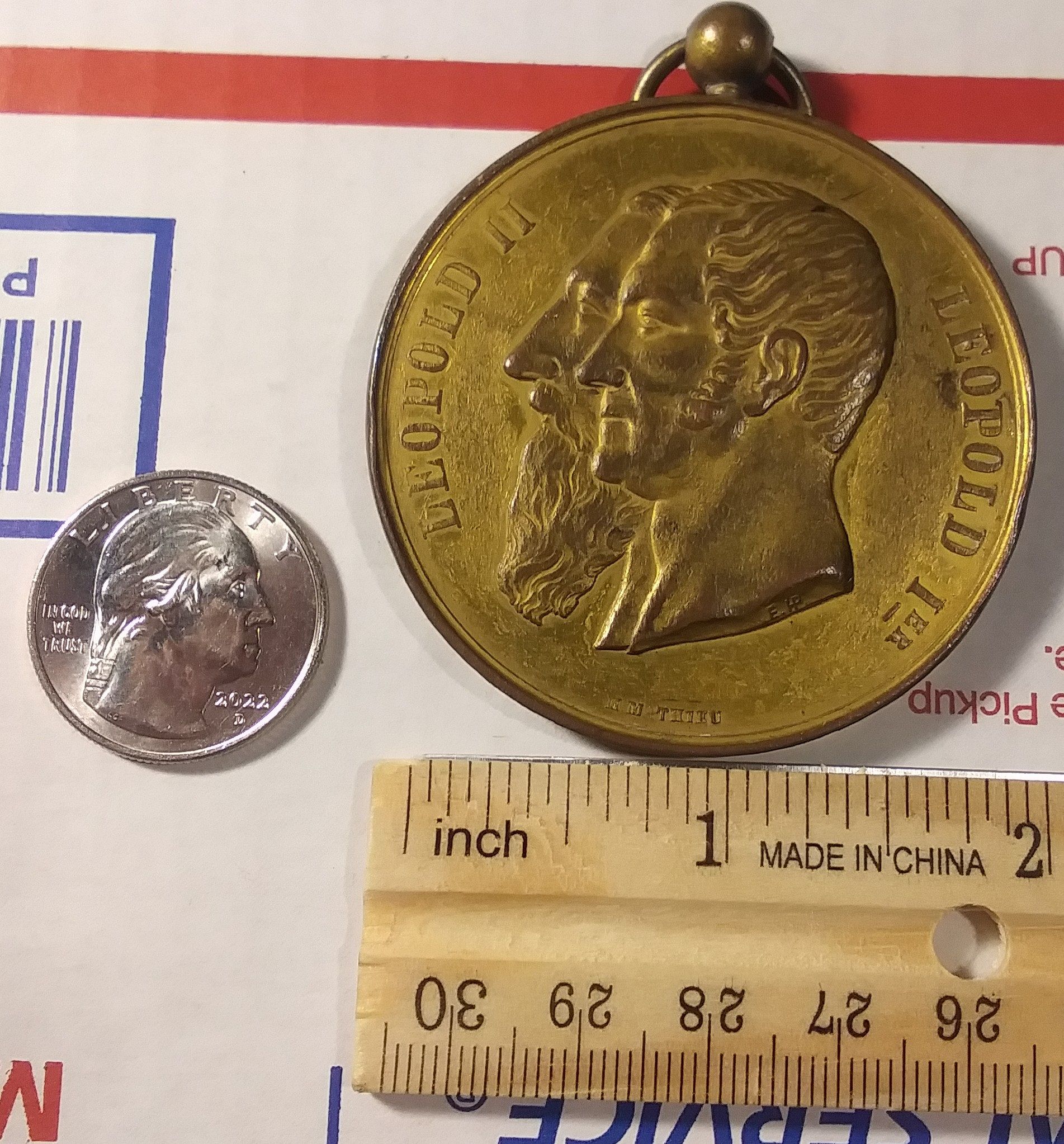 1881 Belgium Leopold II Festival Liege Medal - For Sale, Buy Now Online ... 1881 Belgium Leopold II Festival Liege Medal - For Sale, Buy Now Online ...