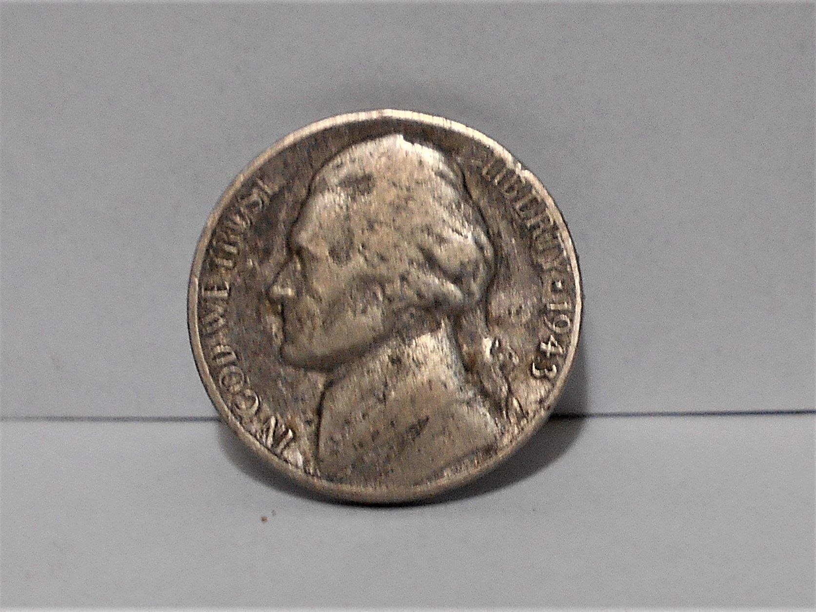 1943 P Jefferson war nickel 43-02 - For Sale, Buy Now Online - Item #658549 1943 P Jefferson war nickel 43-02 - For Sale, Buy Now Online - Item #658549